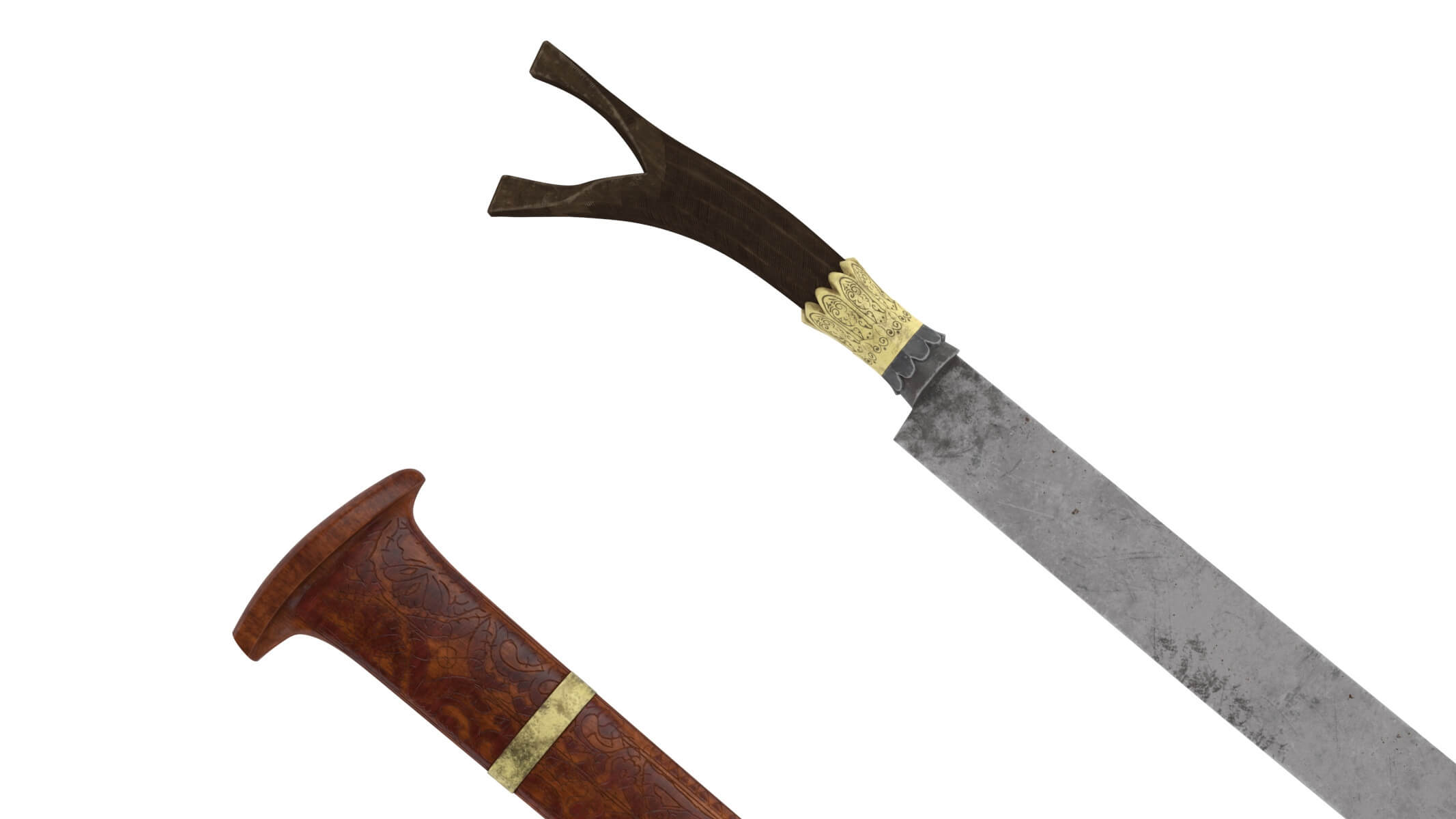 Sikin Panyang Sword - 3D Model by frezzy