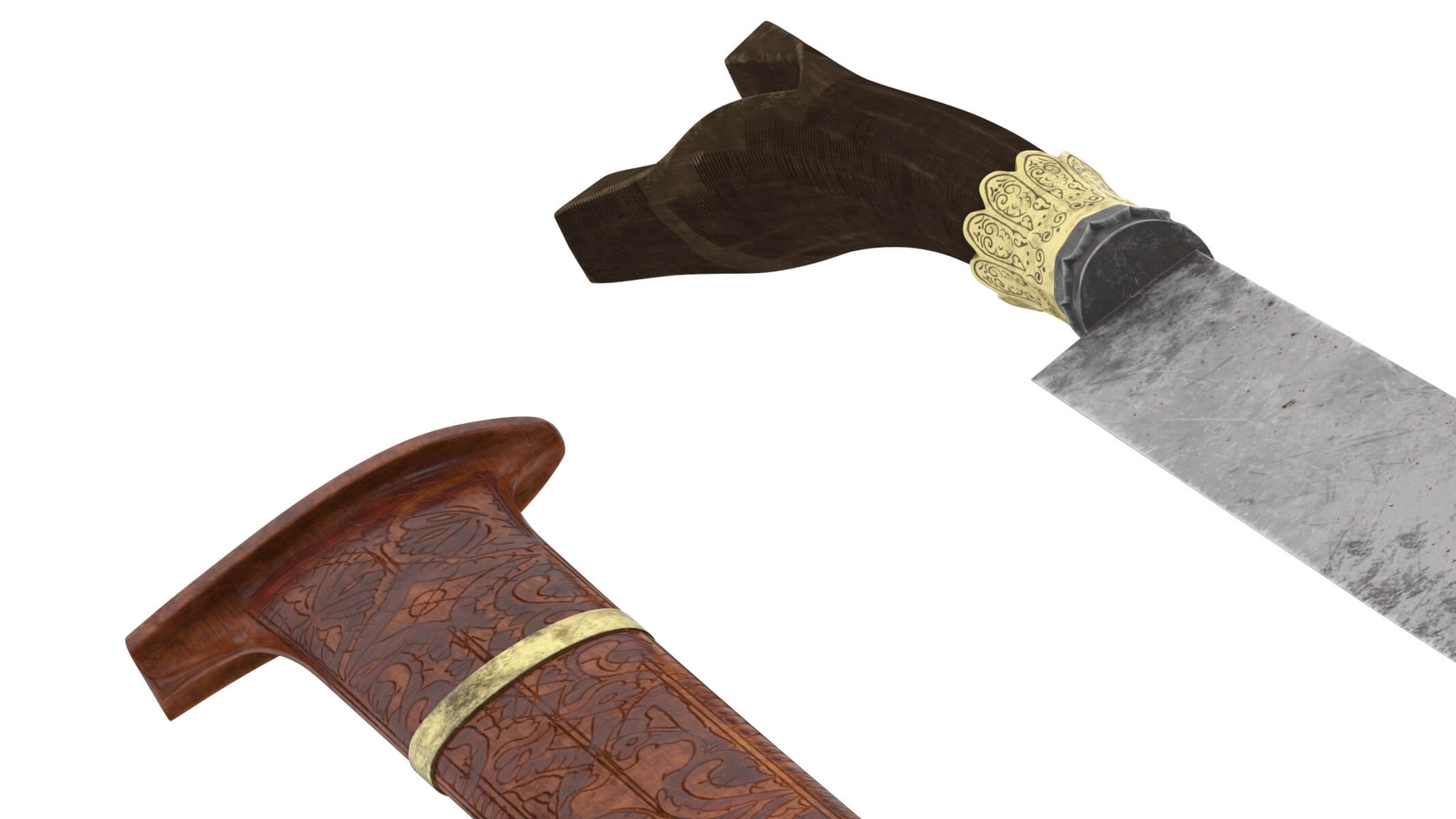 Sikin Panyang Sword - 3D Model by frezzy