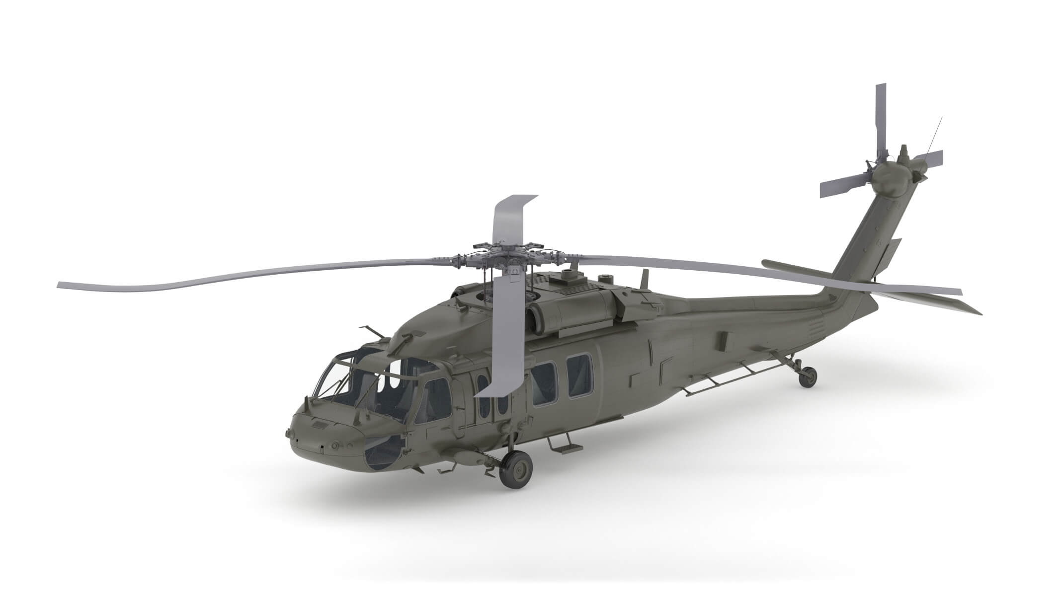 Sikorsky UH-60 Black Hawk 3D Model by frezzy