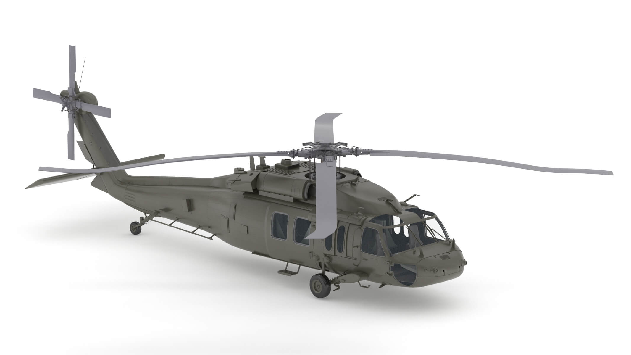 Sikorsky UH-60 Black Hawk 3D Model by frezzy