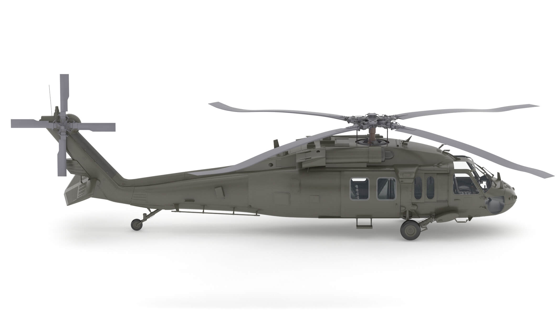 Sikorsky UH-60 Black Hawk 3D Model by frezzy