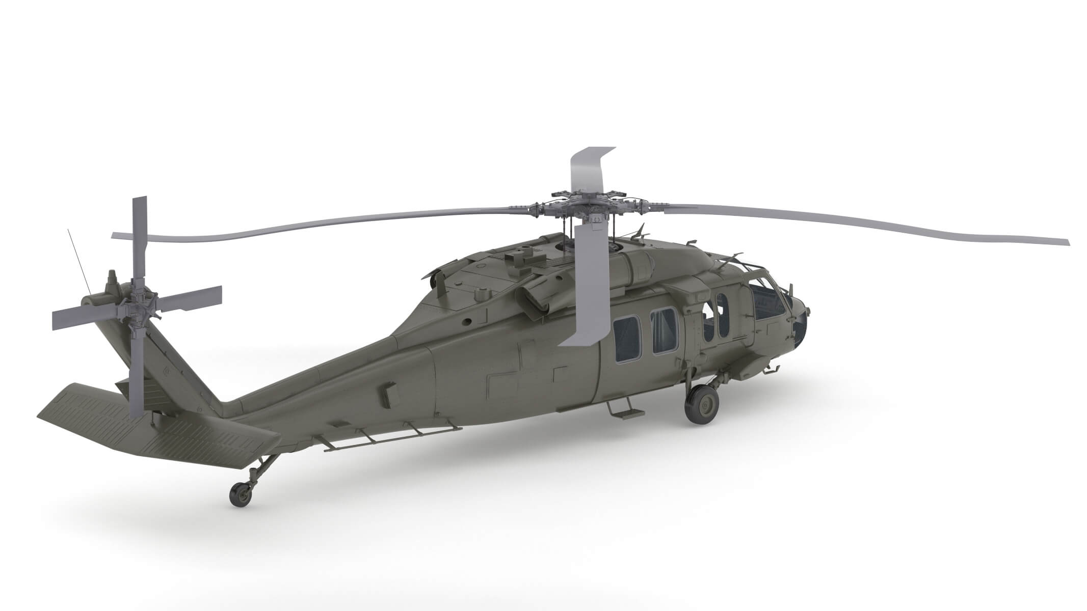 Sikorsky UH-60 Black Hawk 3D Model by frezzy