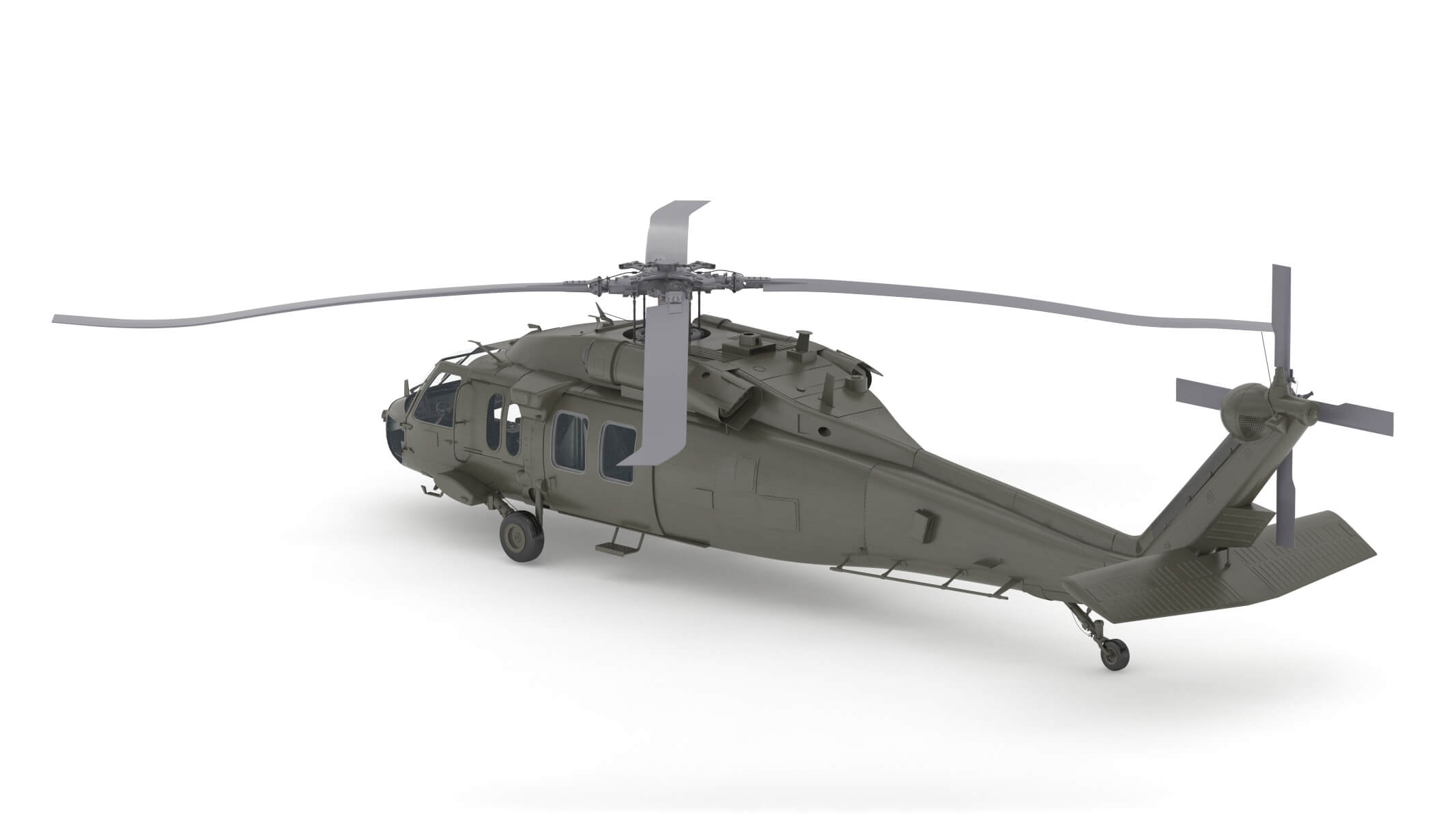 Sikorsky UH-60 Black Hawk 3D Model by frezzy