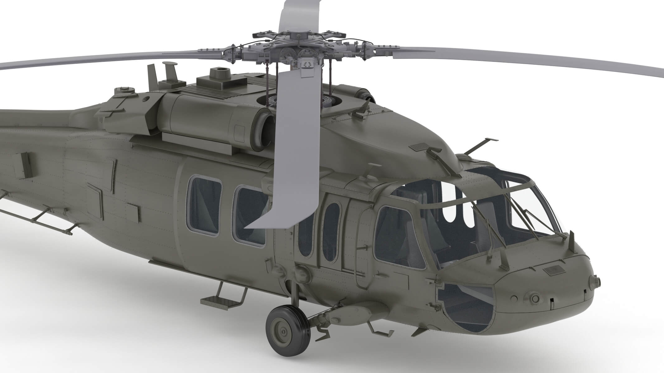 Sikorsky UH-60 Black Hawk 3D Model by frezzy