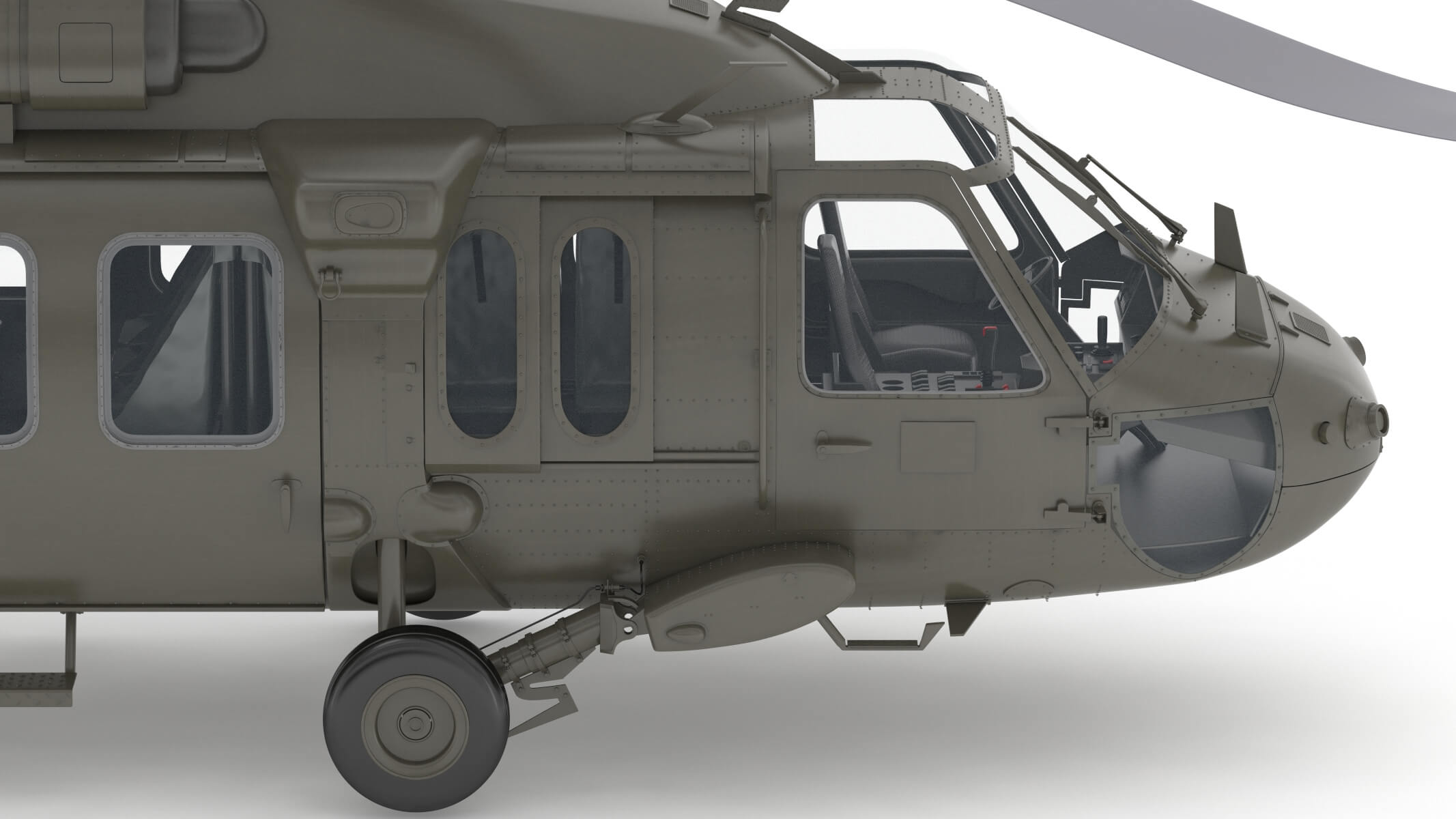 Sikorsky UH-60 Black Hawk 3D Model by frezzy