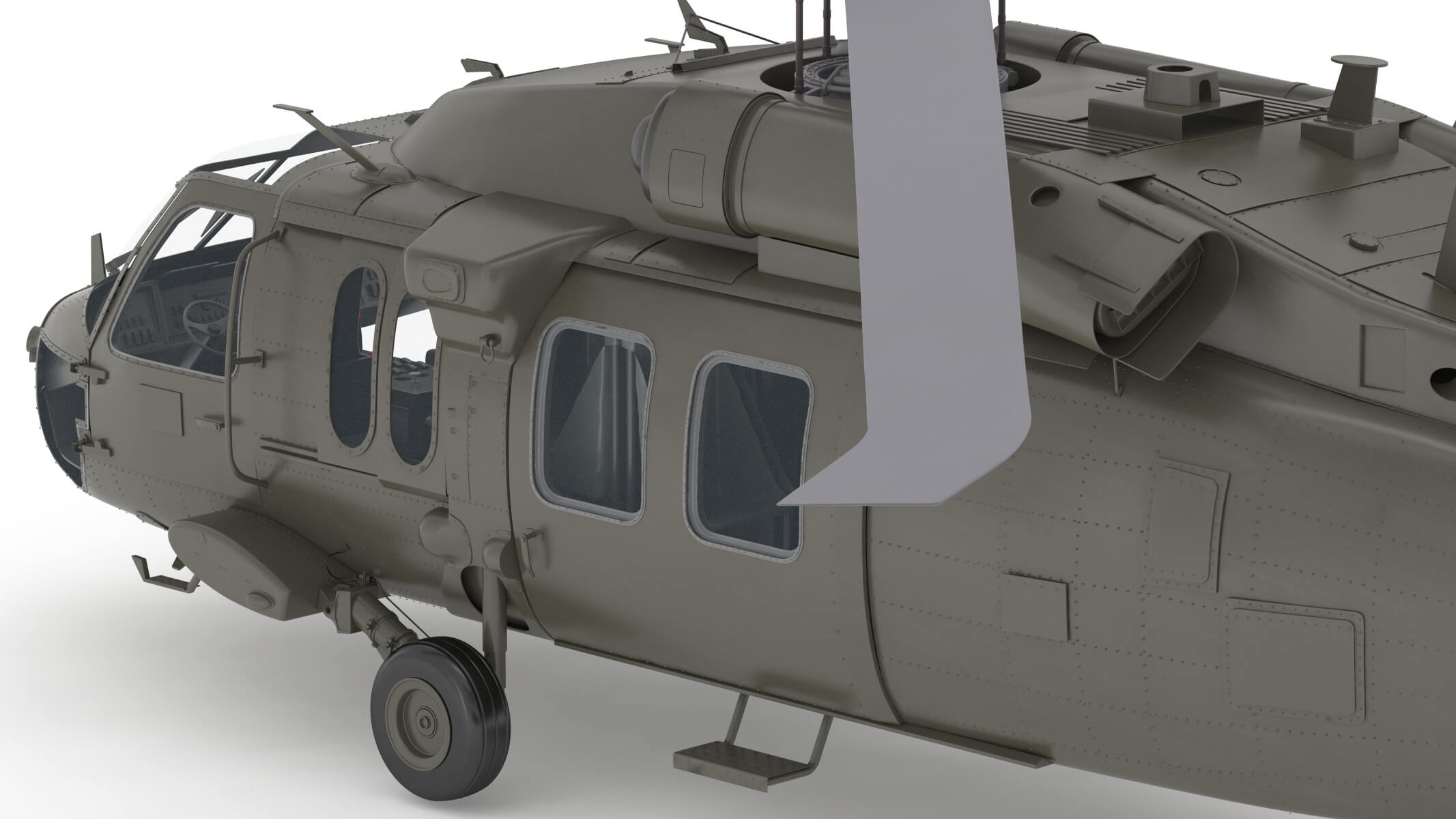 Sikorsky UH-60 Black Hawk 3D Model by frezzy
