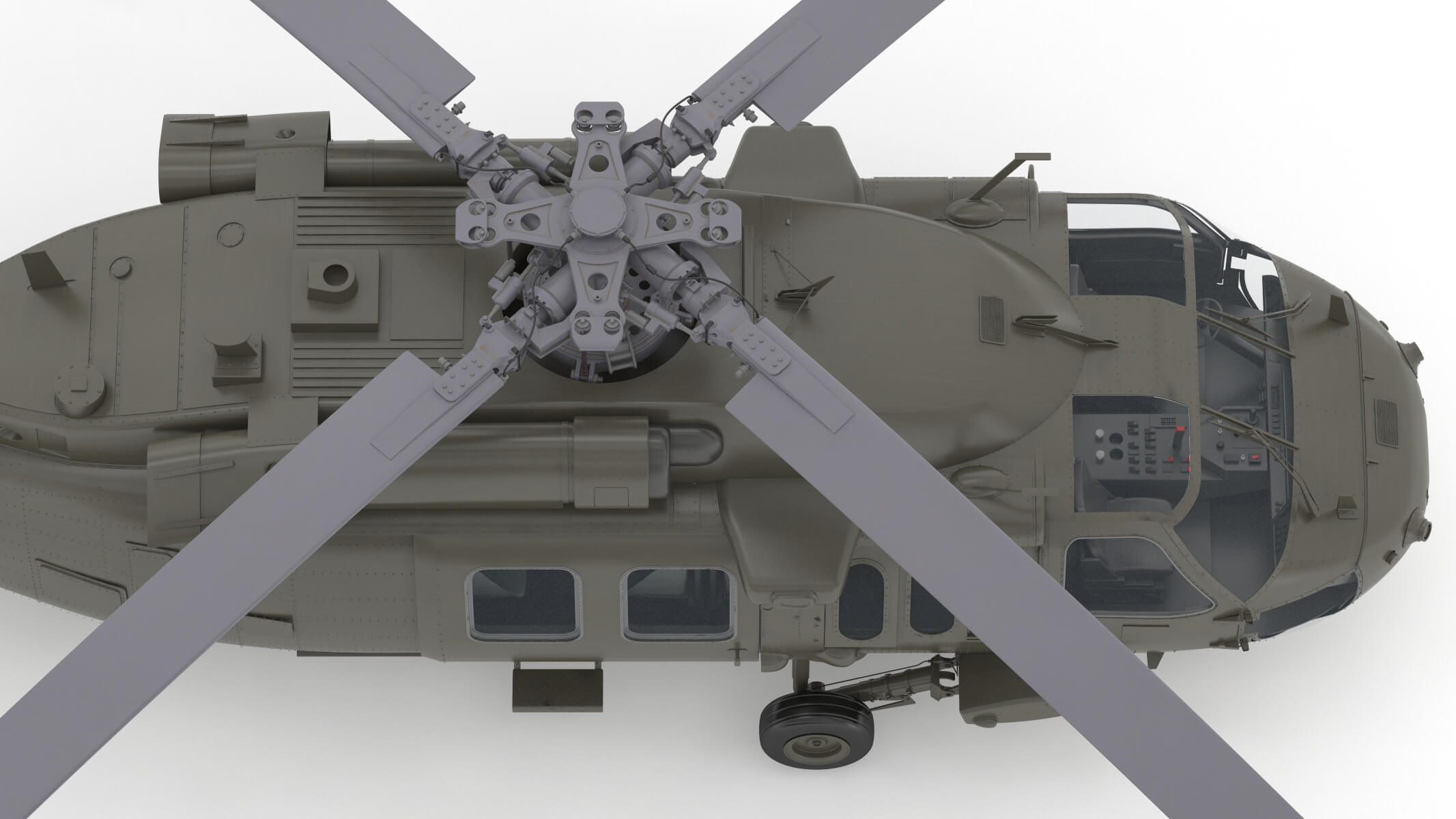 Sikorsky UH-60 Black Hawk 3D Model by frezzy