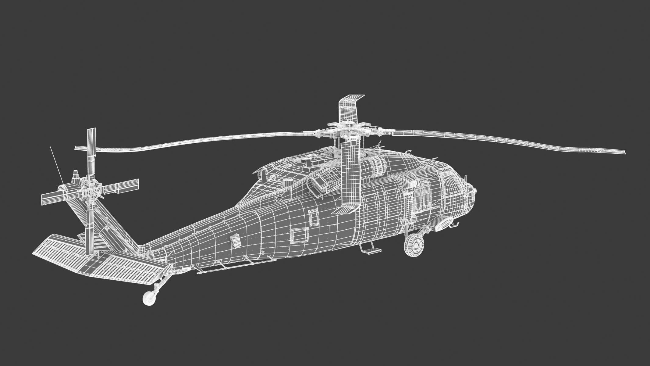 Sikorsky UH-60 Black Hawk 3D Model by frezzy