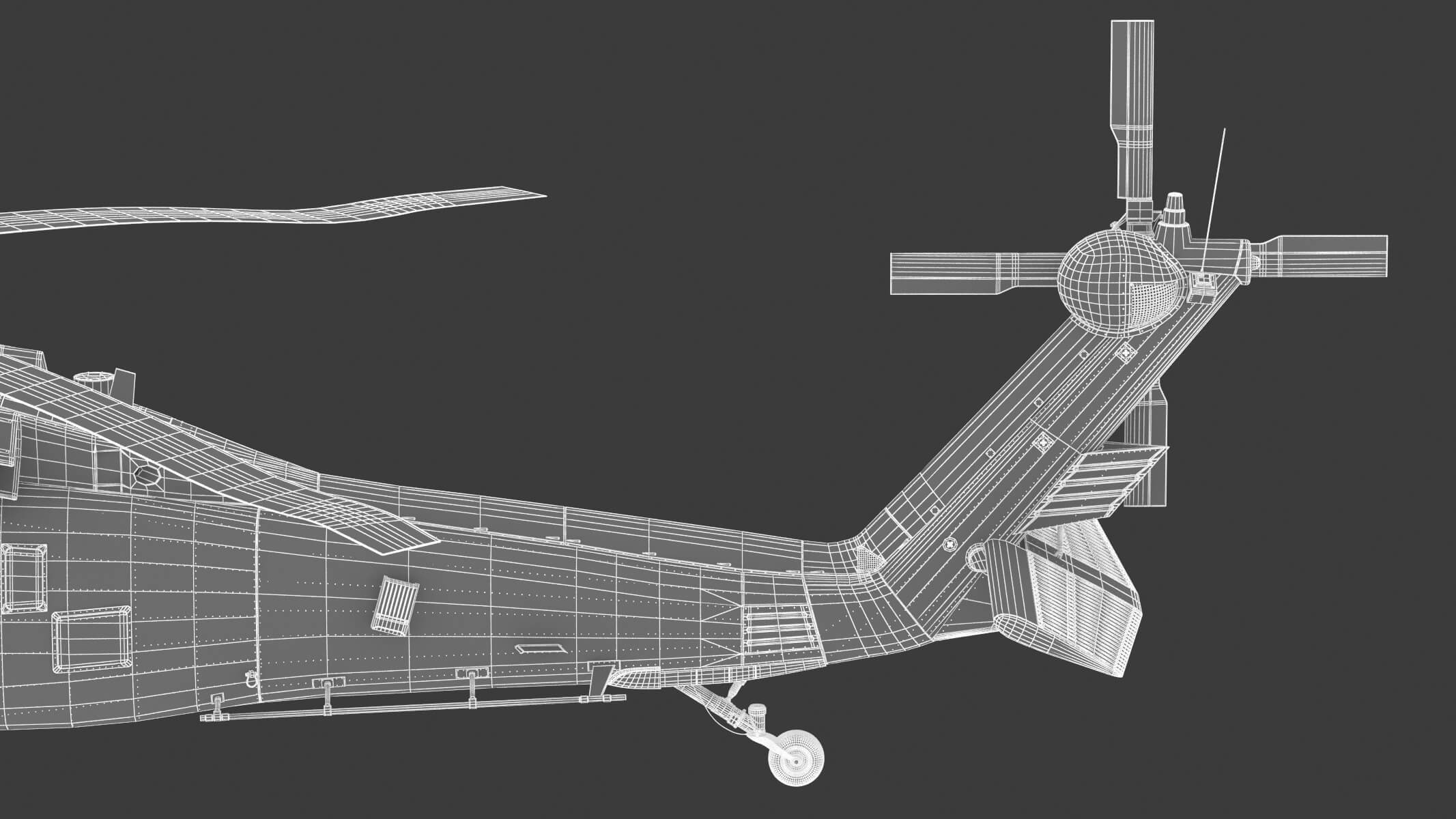 Sikorsky UH-60 Black Hawk 3D Model by frezzy