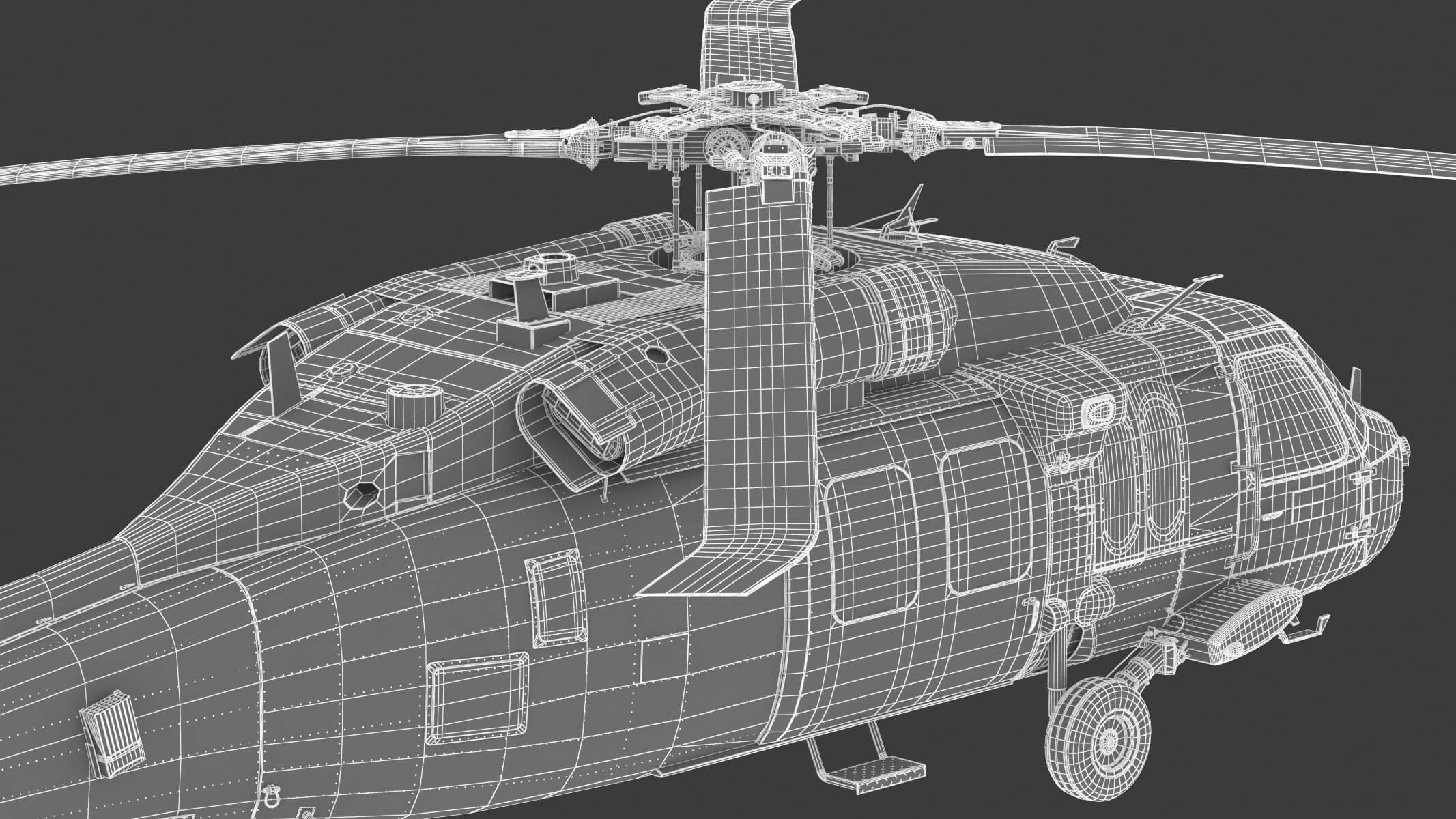 Sikorsky UH-60 Black Hawk 3D Model by frezzy