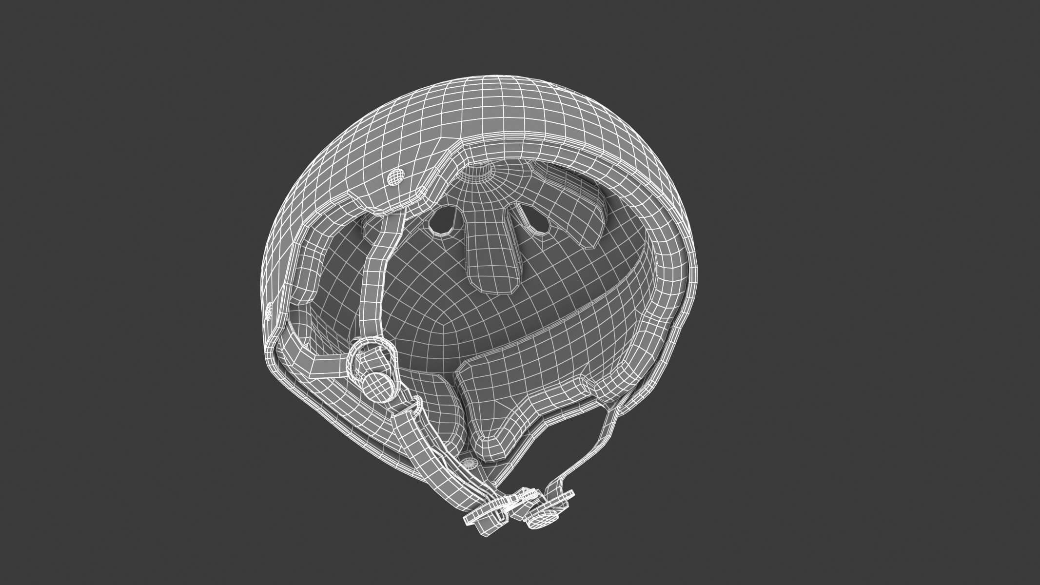 Skate Helmet - 3D Model by frezzy