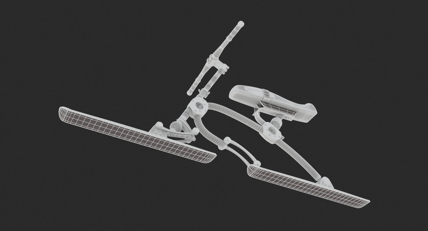 Skibob - 3D Model by frezzy