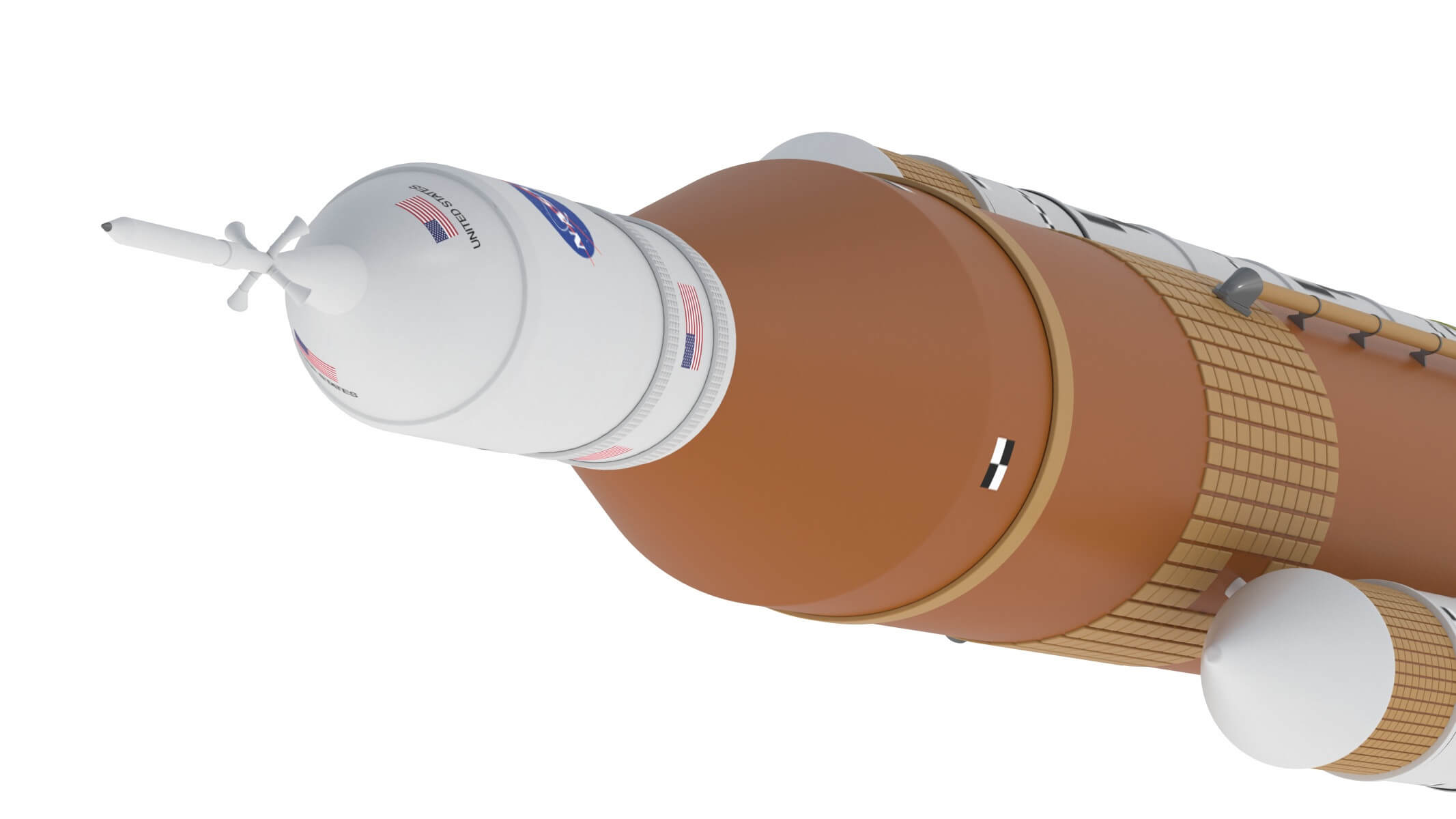 SLS Block 1 Rocket - 3D Model by frezzy