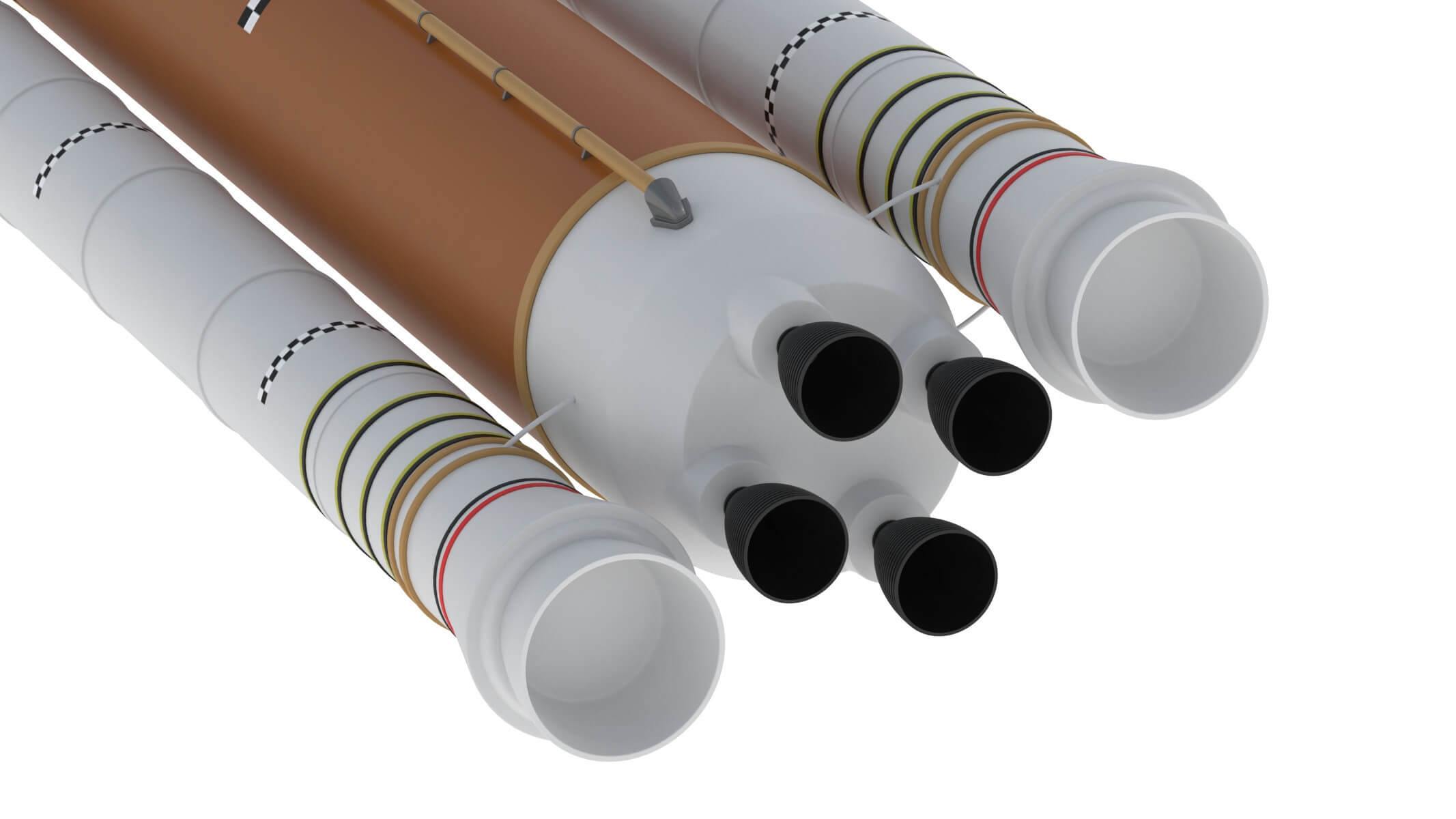 SLS Block 1 Rocket - 3D Model by frezzy