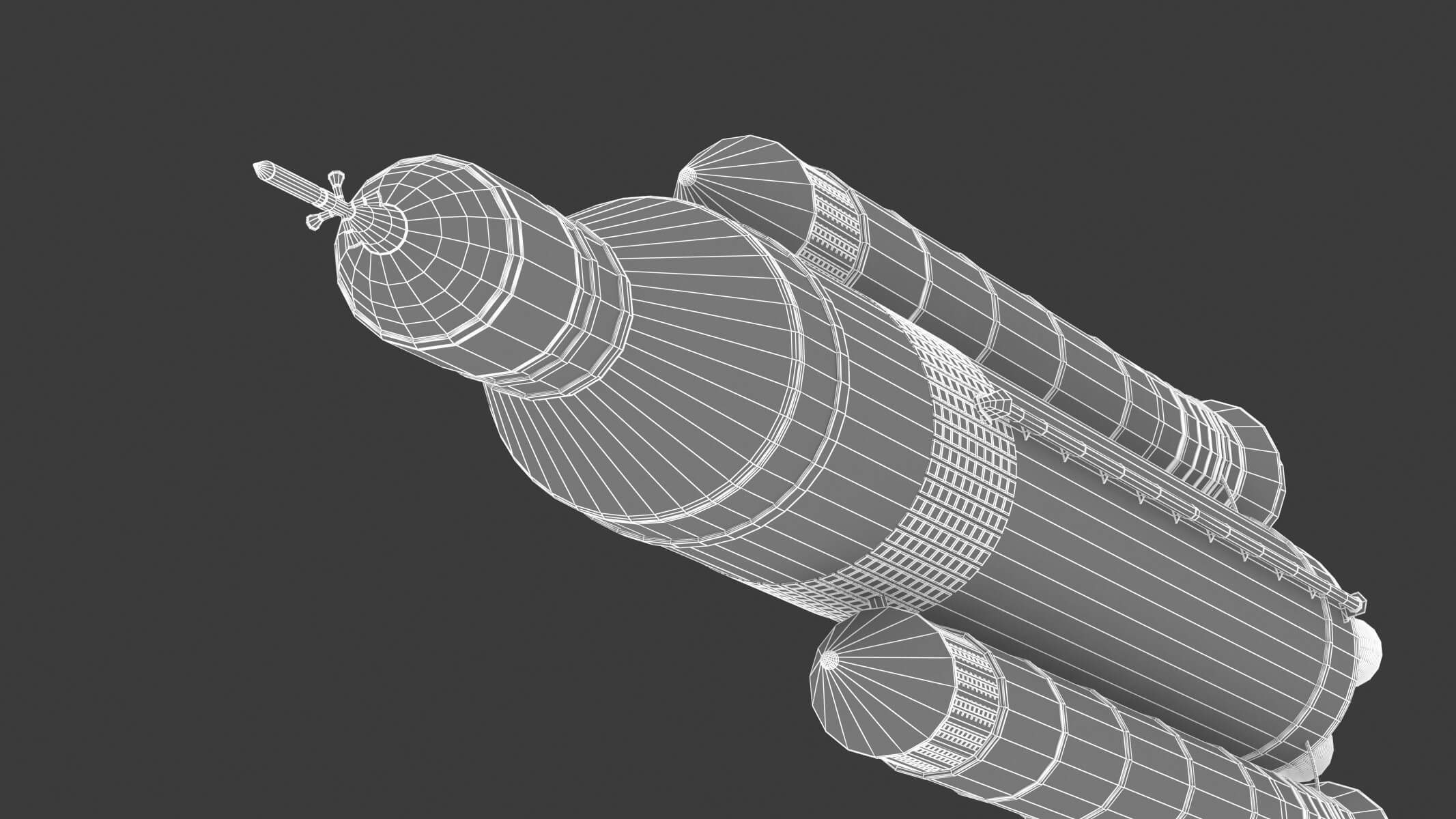 SLS Block 1 Rocket - 3D Model by frezzy