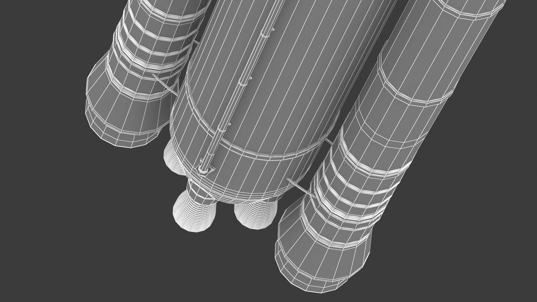 SLS Block 1 Rocket - 3D Model by frezzy