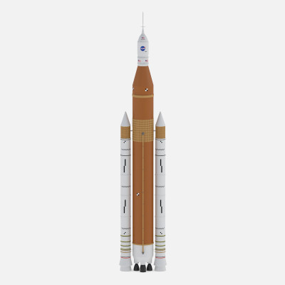 SLS Block 1 Rocket - 3D Model by frezzy