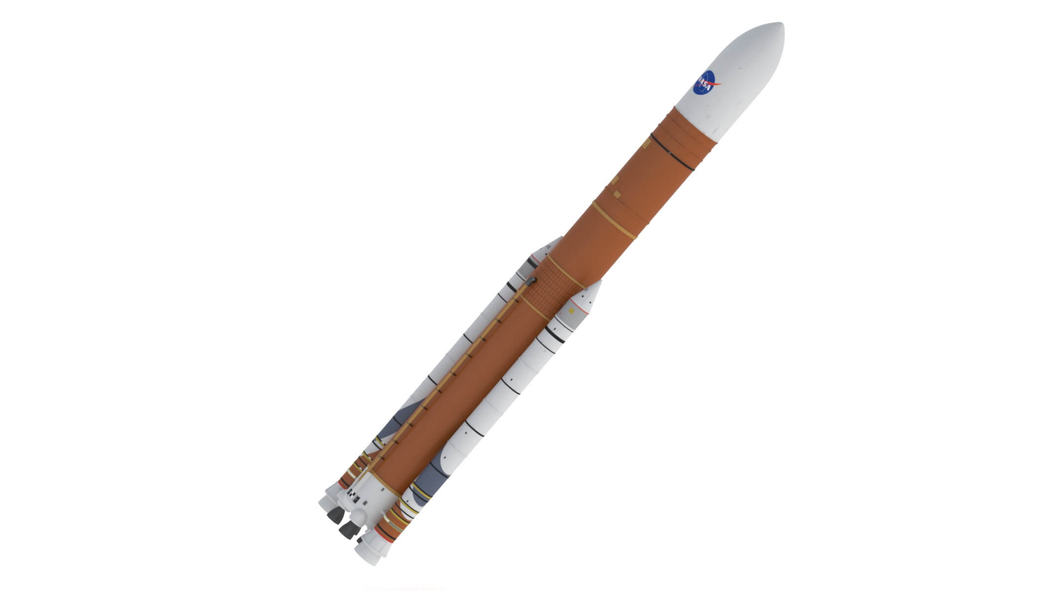 SLS Block 1B Cargo Rocket - 3D Model by frezzy