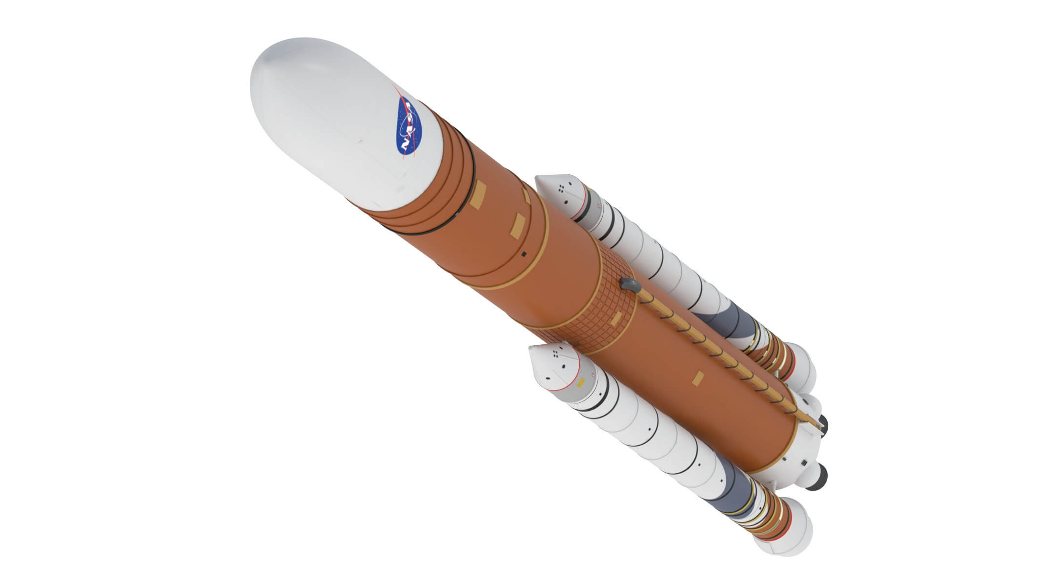 SLS Block 1B Cargo Rocket - 3D Model by frezzy