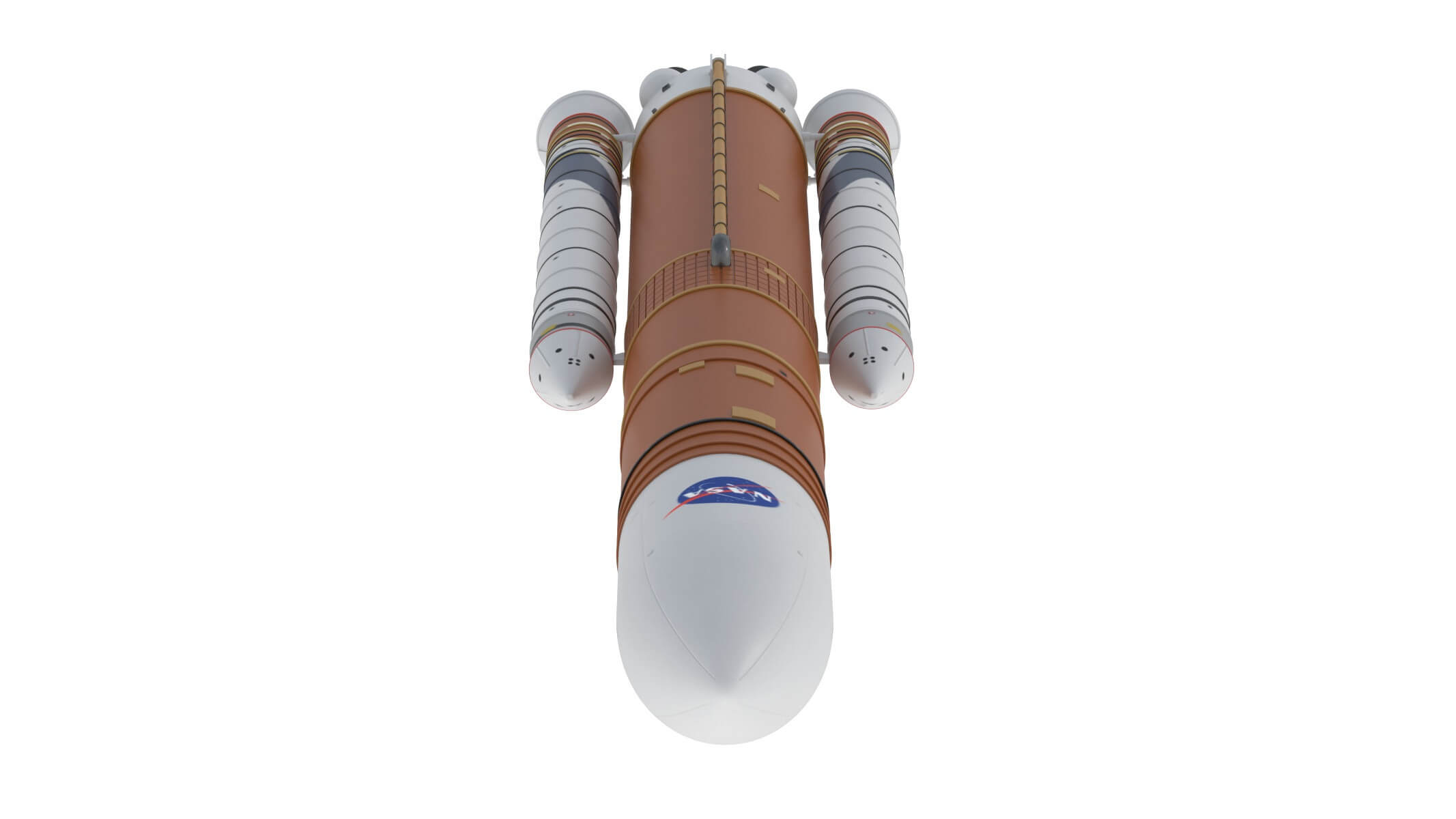 SLS Block 1B Cargo Rocket - 3D Model by frezzy