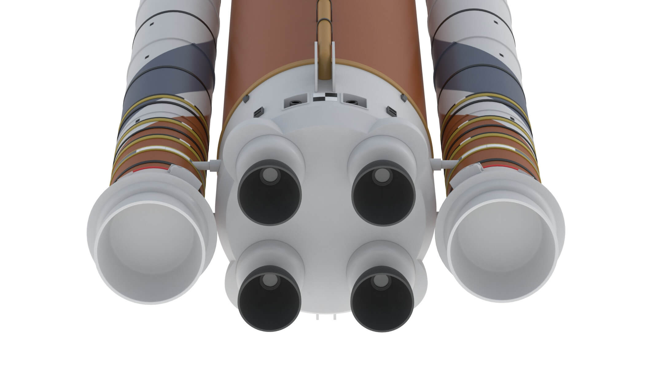 SLS Block 1B Cargo Rocket - 3D Model by frezzy