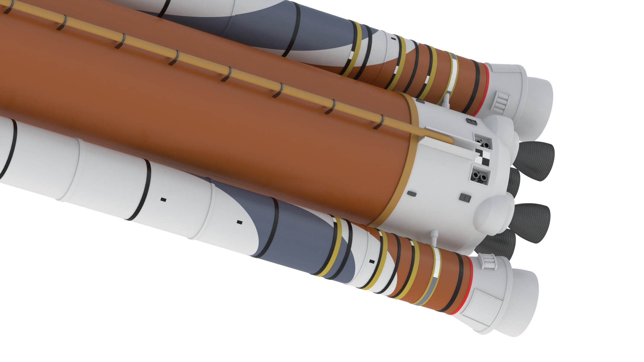 SLS Block 1B Cargo Rocket - 3D Model by frezzy