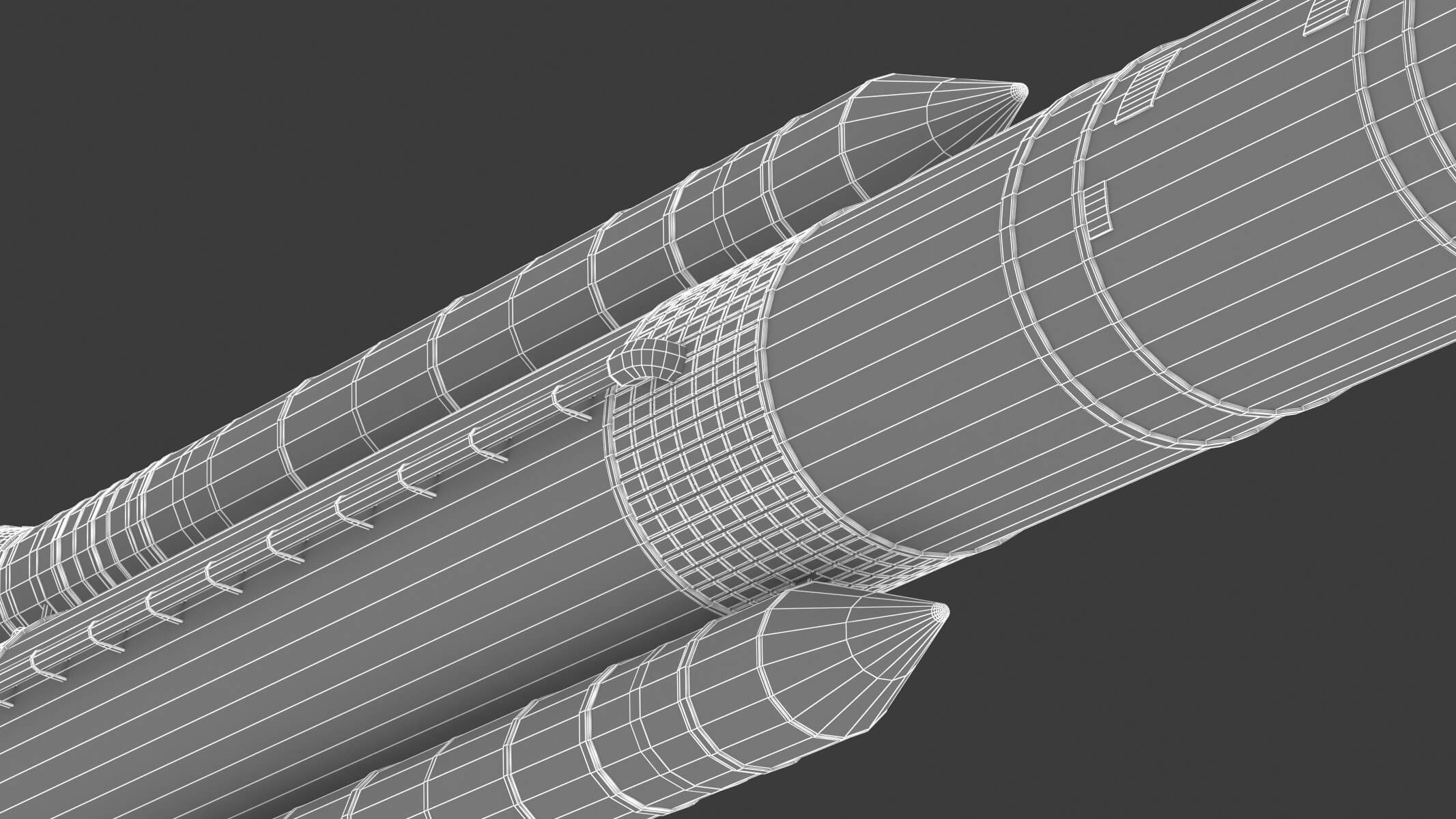 SLS Block 1B Cargo Rocket - 3D Model by frezzy