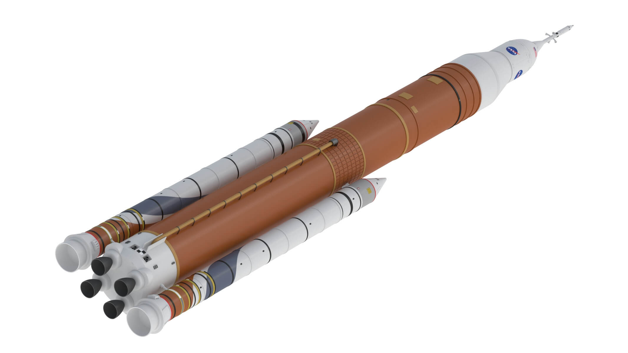 SLS Block 1B Crew Rocket - 3D Model by frezzy