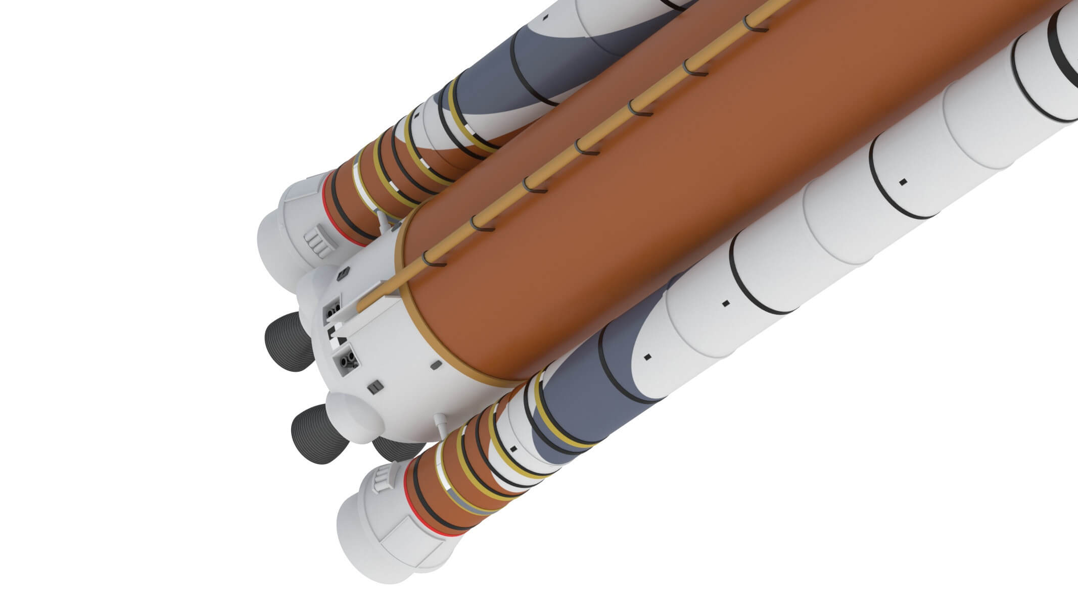SLS Block 1B Crew Rocket - 3D Model by frezzy