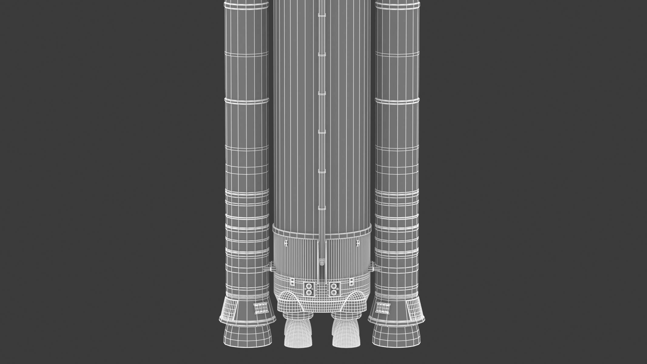 SLS Block 1B Crew Rocket - 3D Model by frezzy