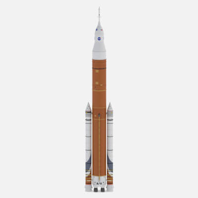 SLS Block 1B Crew Rocket - 3D Model by frezzy