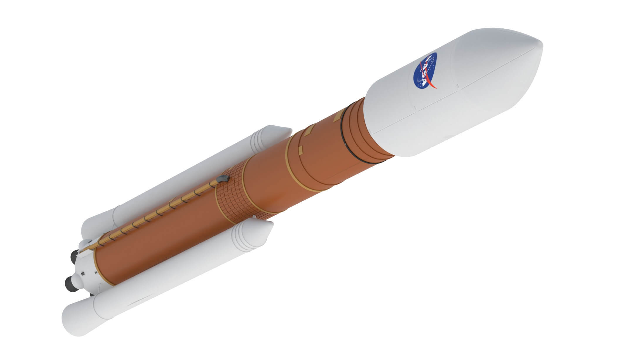 SLS Block 2 Cargo Rocket - 3D Model by frezzy