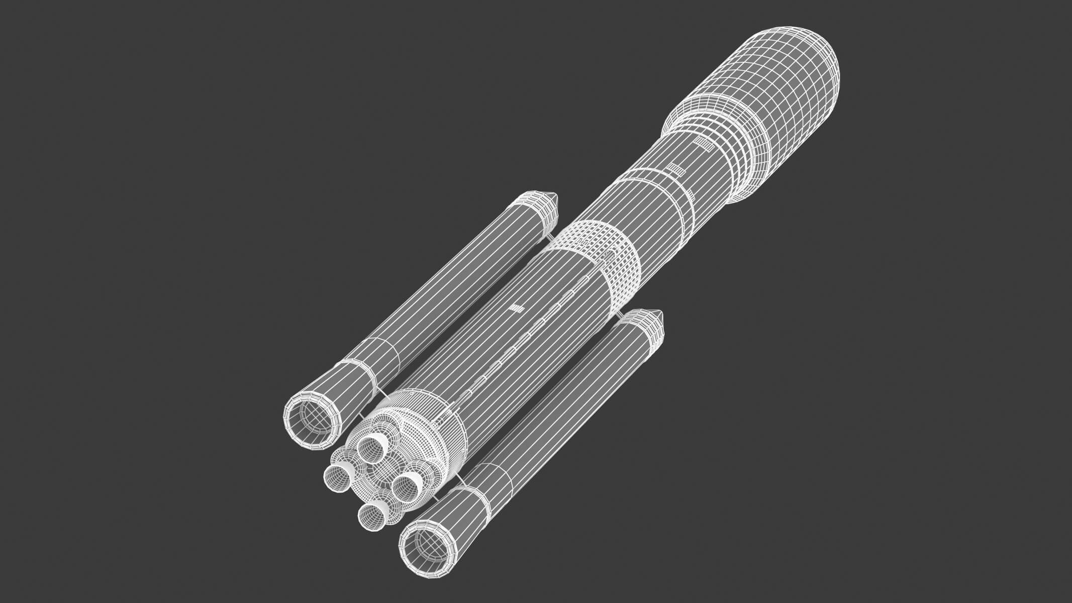 SLS Block 2 Cargo Rocket - 3D Model by frezzy