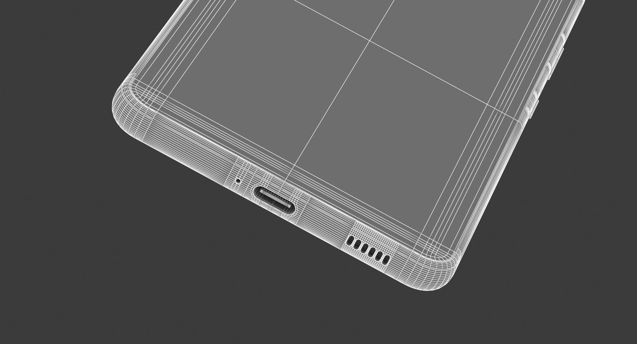 Smartphone Concept 03 - 6.5 Inches Screen 3D Model by frezzy