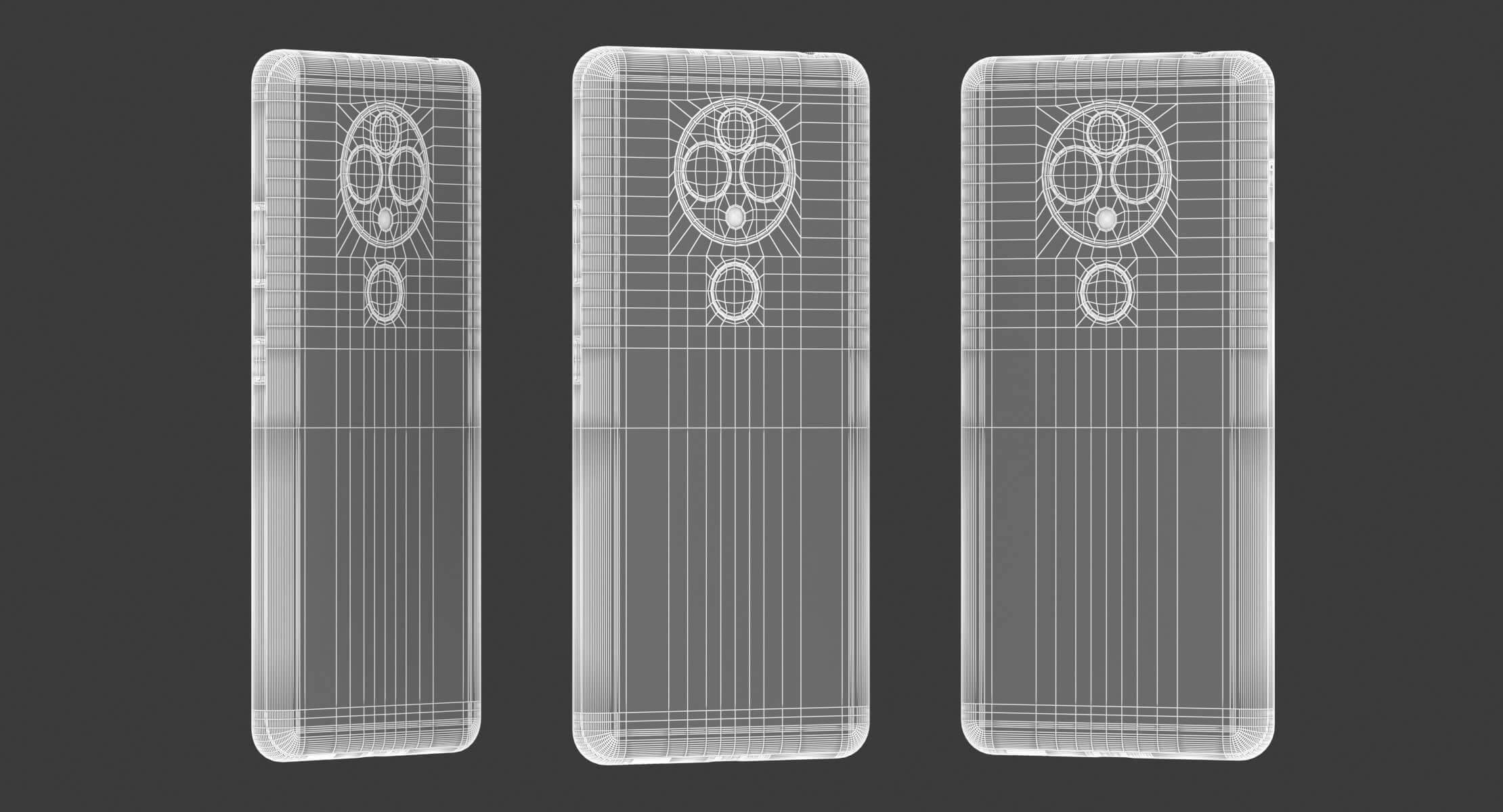 Smartphone Concept 03 - 6.5 Inches Screen 3D Model by frezzy