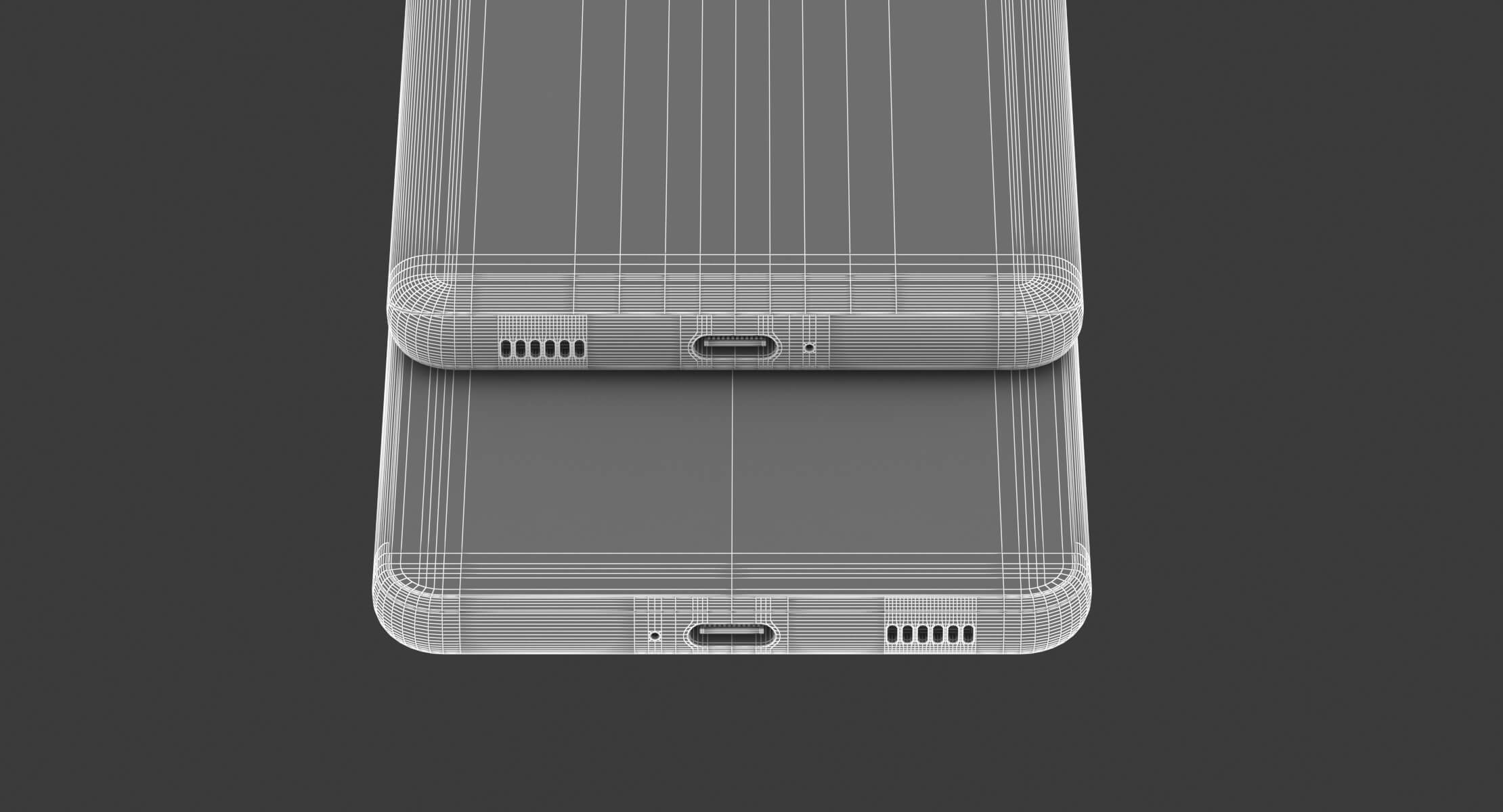 Smartphone Concept 03 - 6.5 Inches Screen 3D Model by frezzy