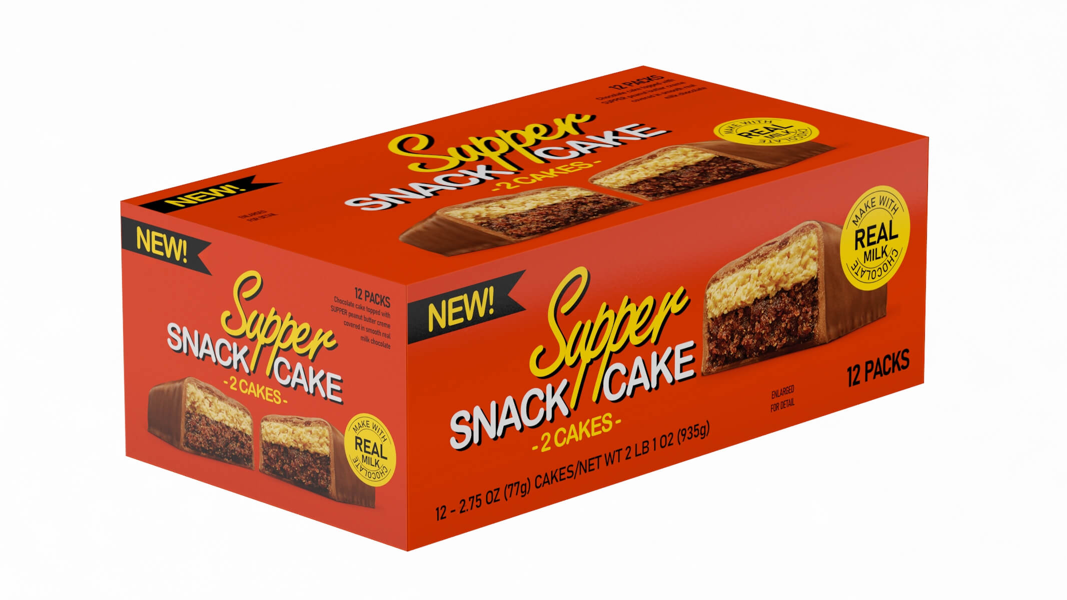 Snack Cakes Low Poly - 3D Model by frezzy