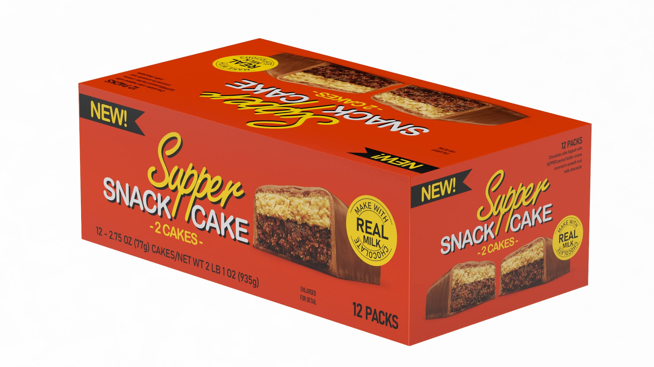 Snack Cakes Low Poly - 3D Model by frezzy