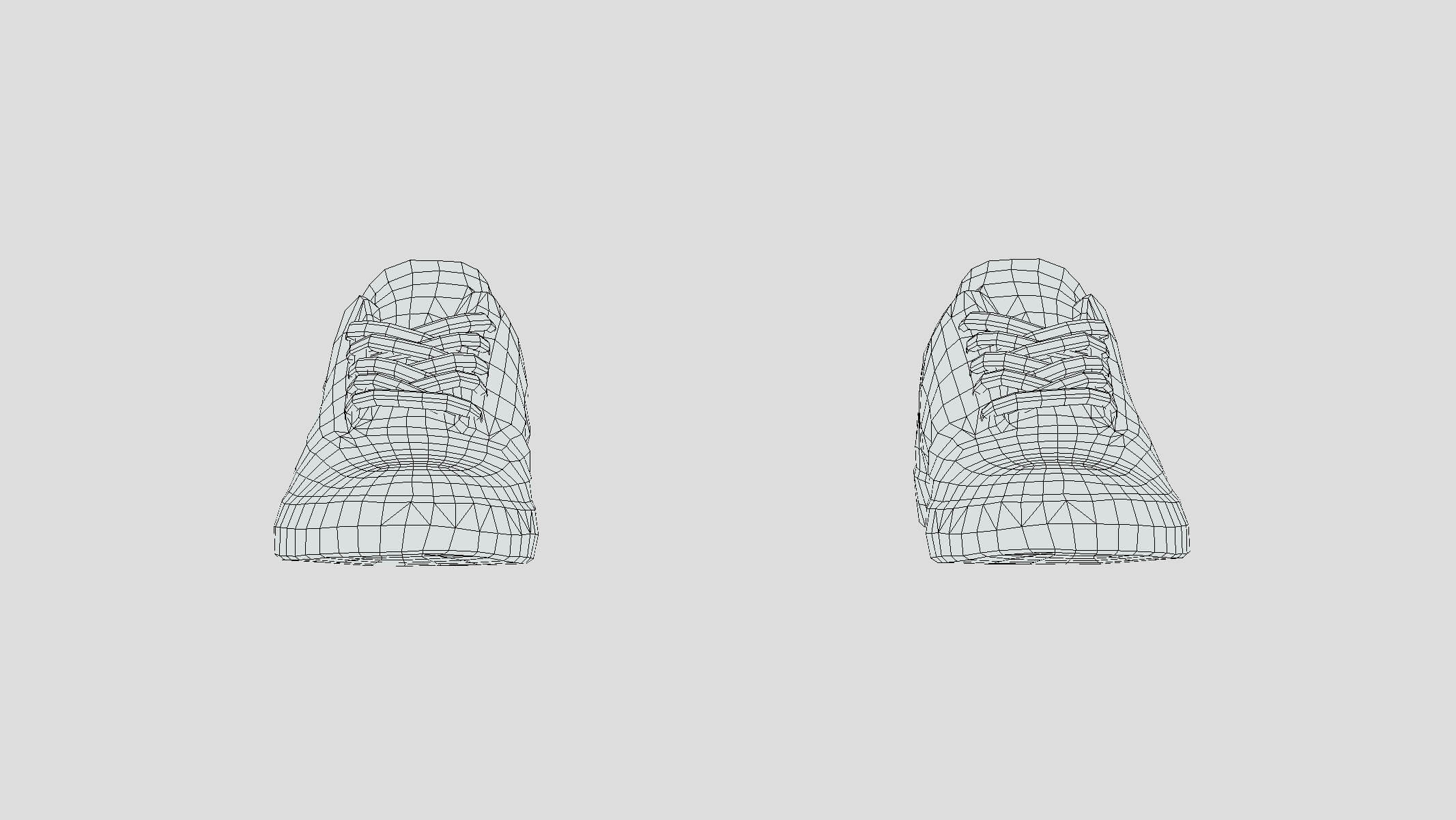 Sneakers 2 Low Poly - 3D Model by frezzy