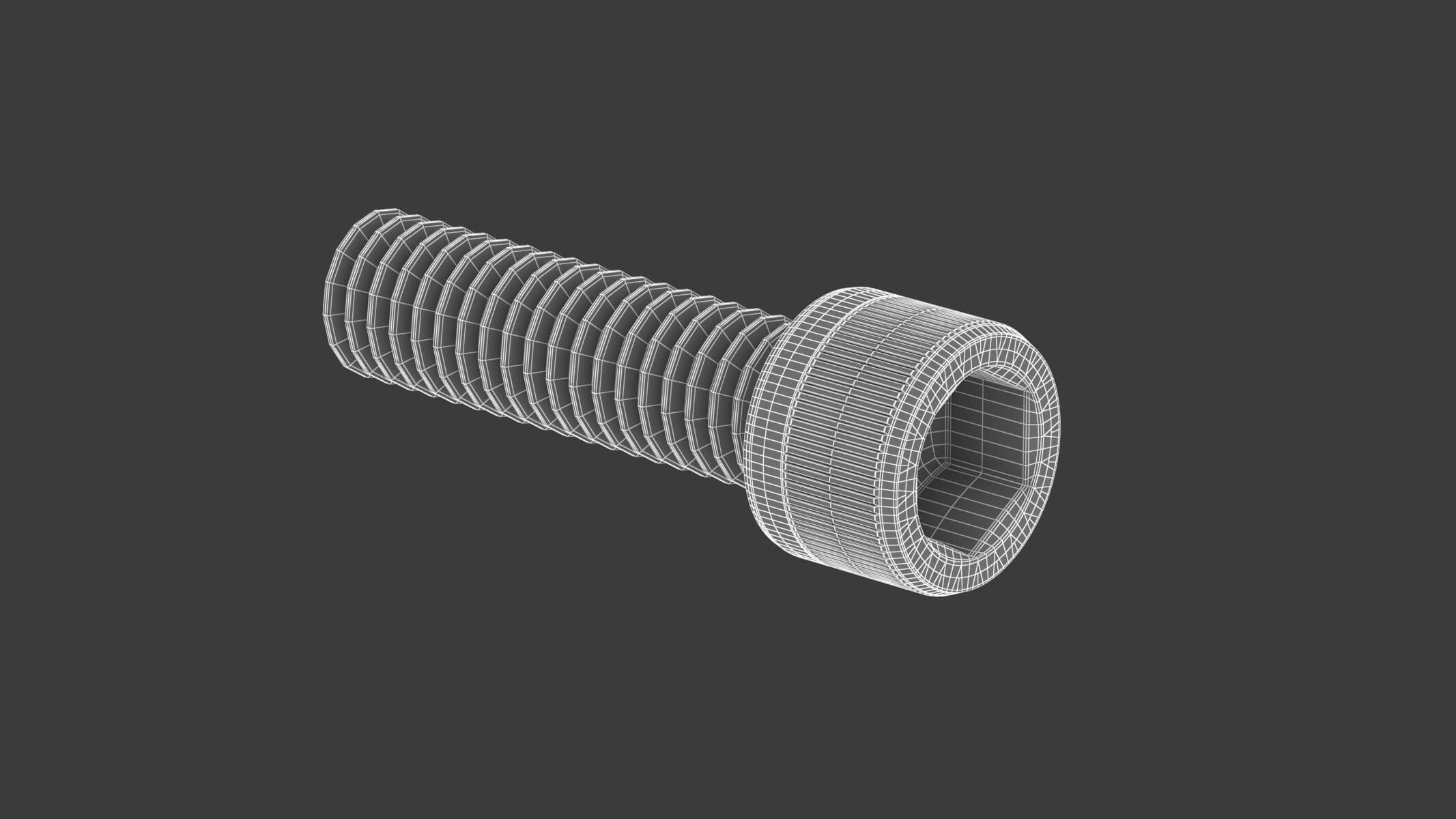 Socket Screw - 3D Model by frezzy