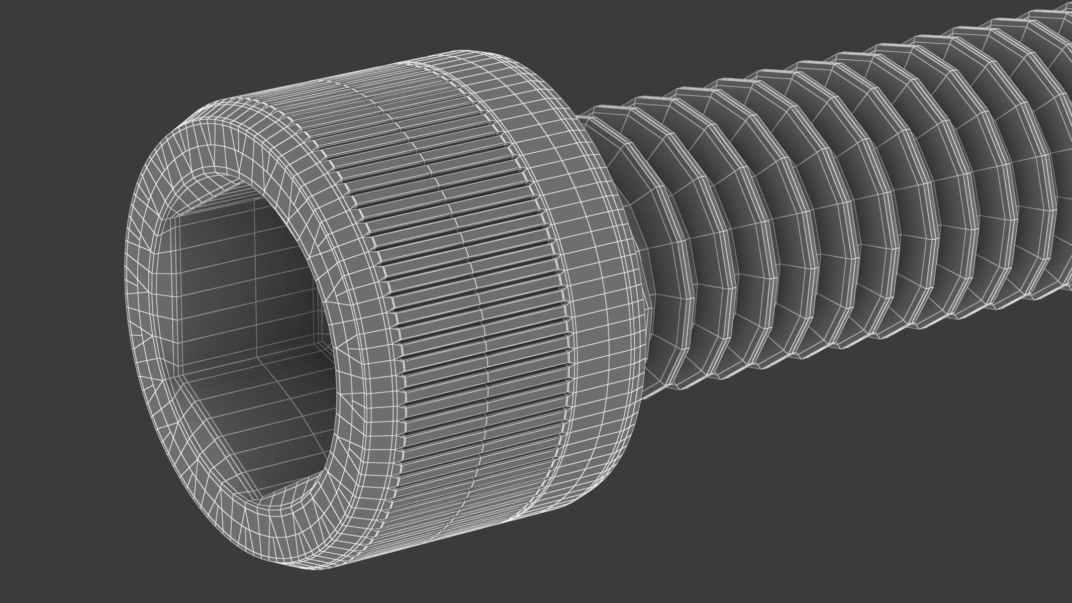 Socket Screw - 3D Model by frezzy
