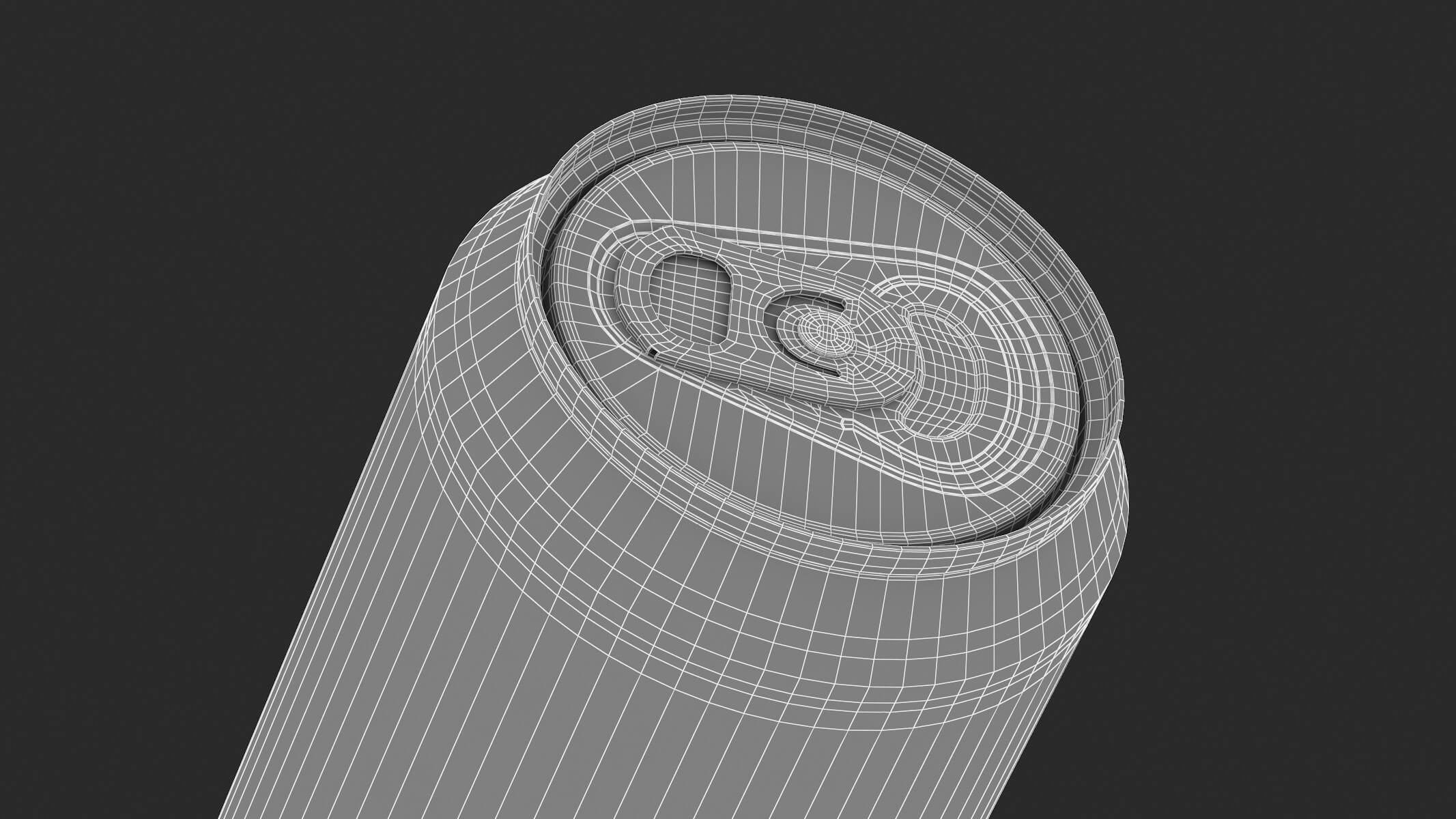 Soda Can 500ml - 3D Model by frezzy