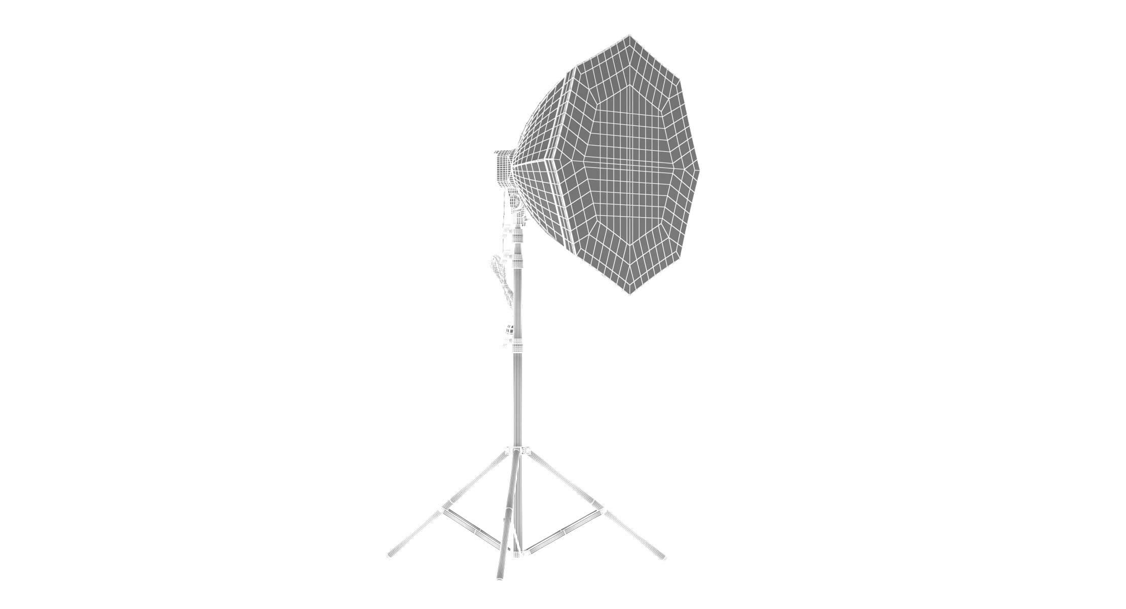 Softbox Raya Octa Fluorescent - 3D Model by frezzy