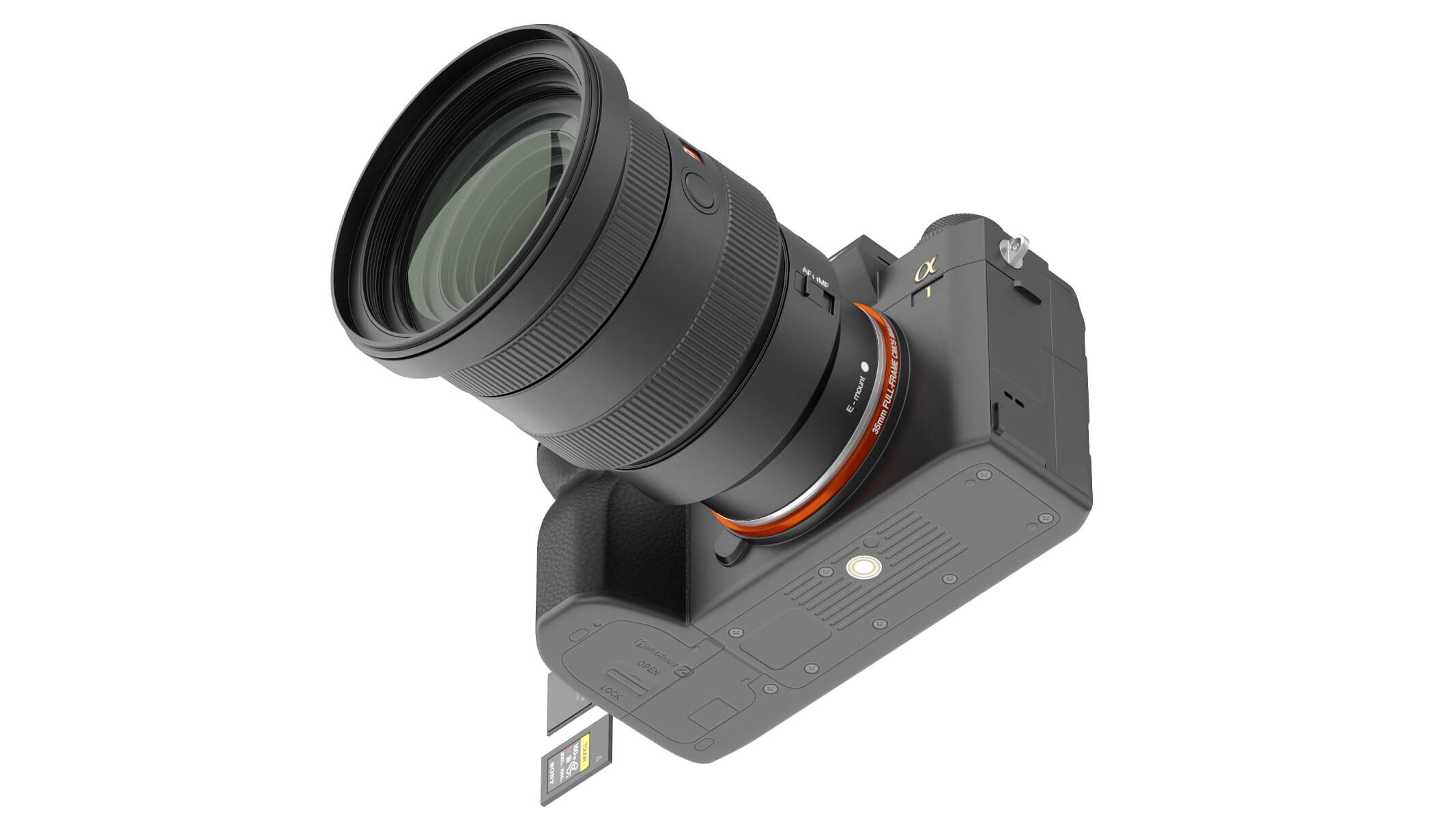 Sony Alpha A1 Wih Lens - 3D Model by frezzy