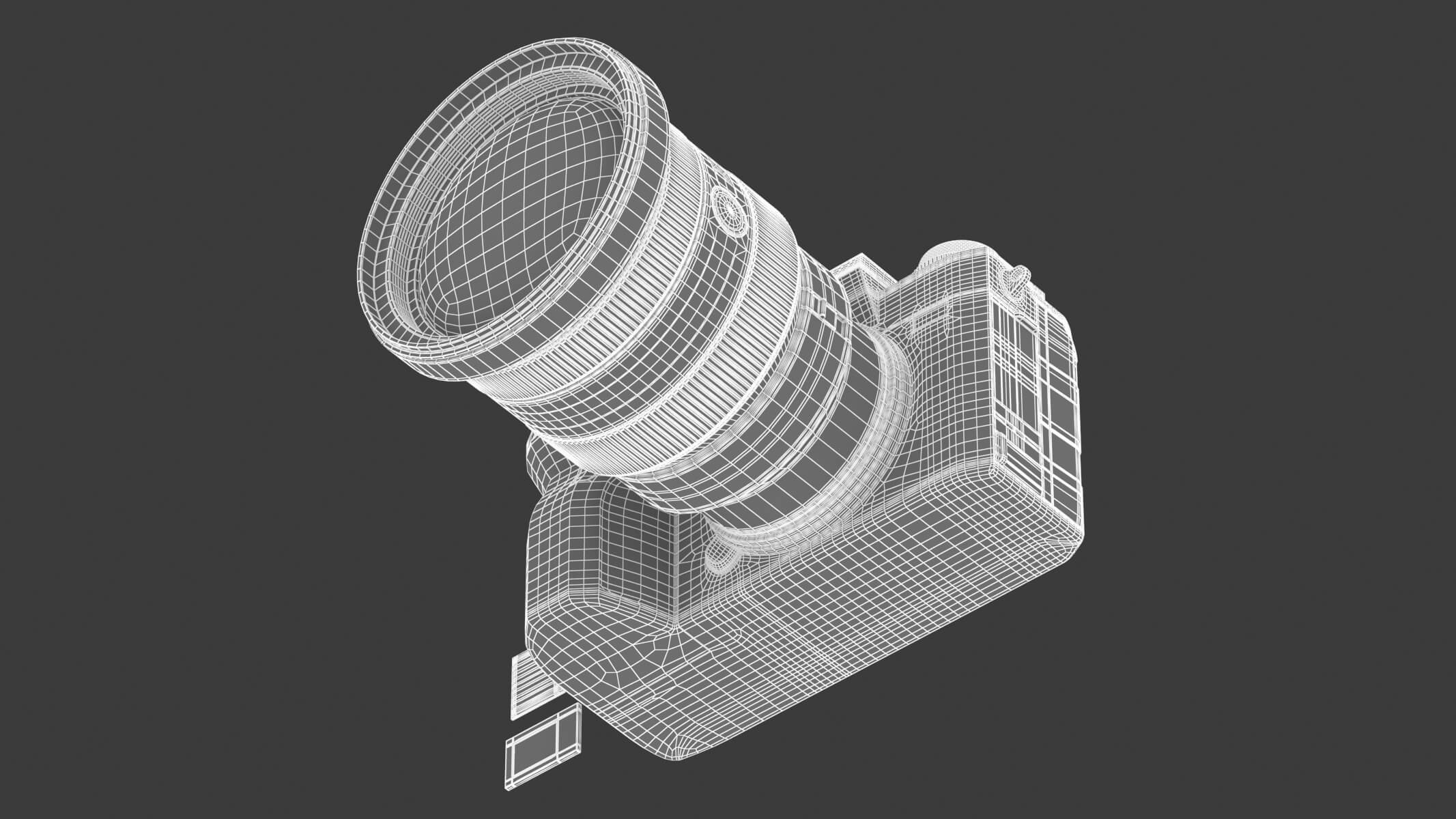 Sony Alpha A1 Wih Lens - 3D Model by frezzy