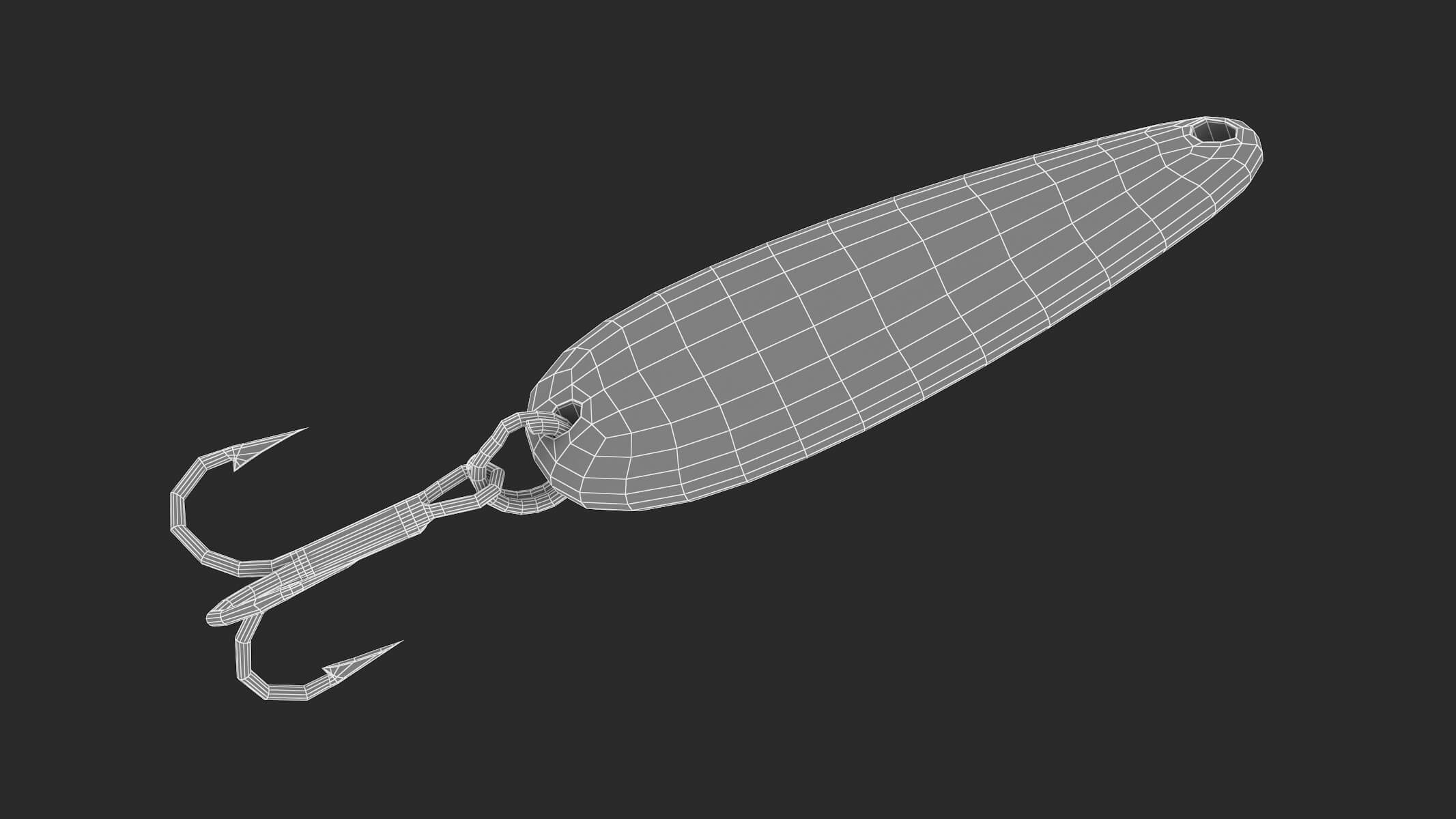 South Bend Spoons Lure - 3D Model by frezzy