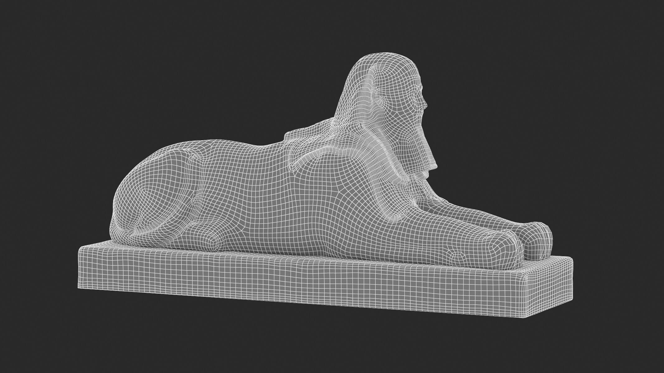 Sphinx of Hatshepsut - 3D Model by frezzy