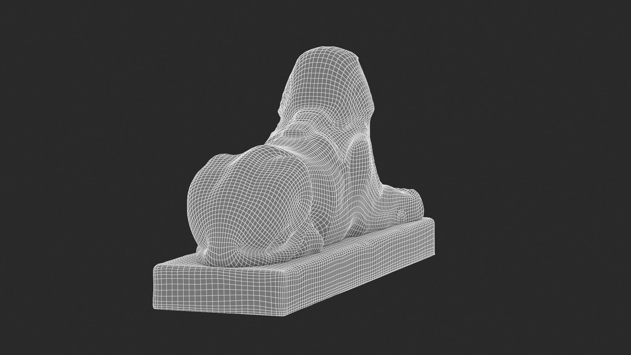 Sphinx of Hatshepsut - 3D Model by frezzy