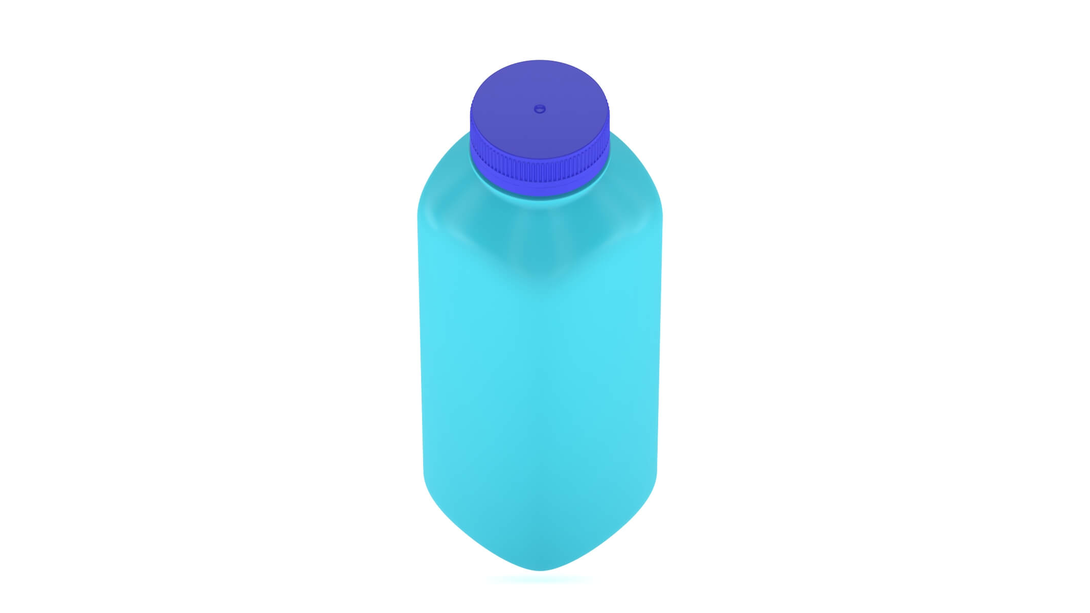 Square Bottle 010 - 3D Model by frezzy
