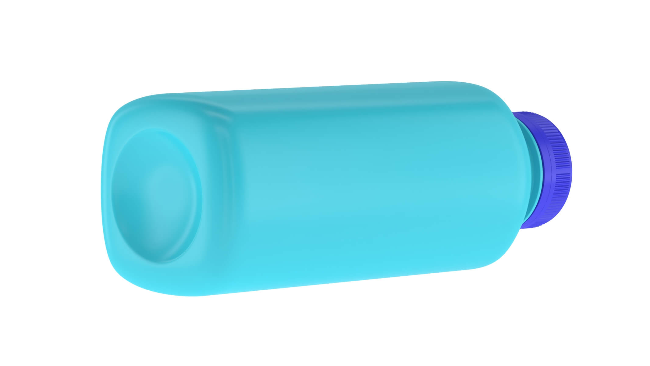 Square Bottle 010 - 3D Model by frezzy